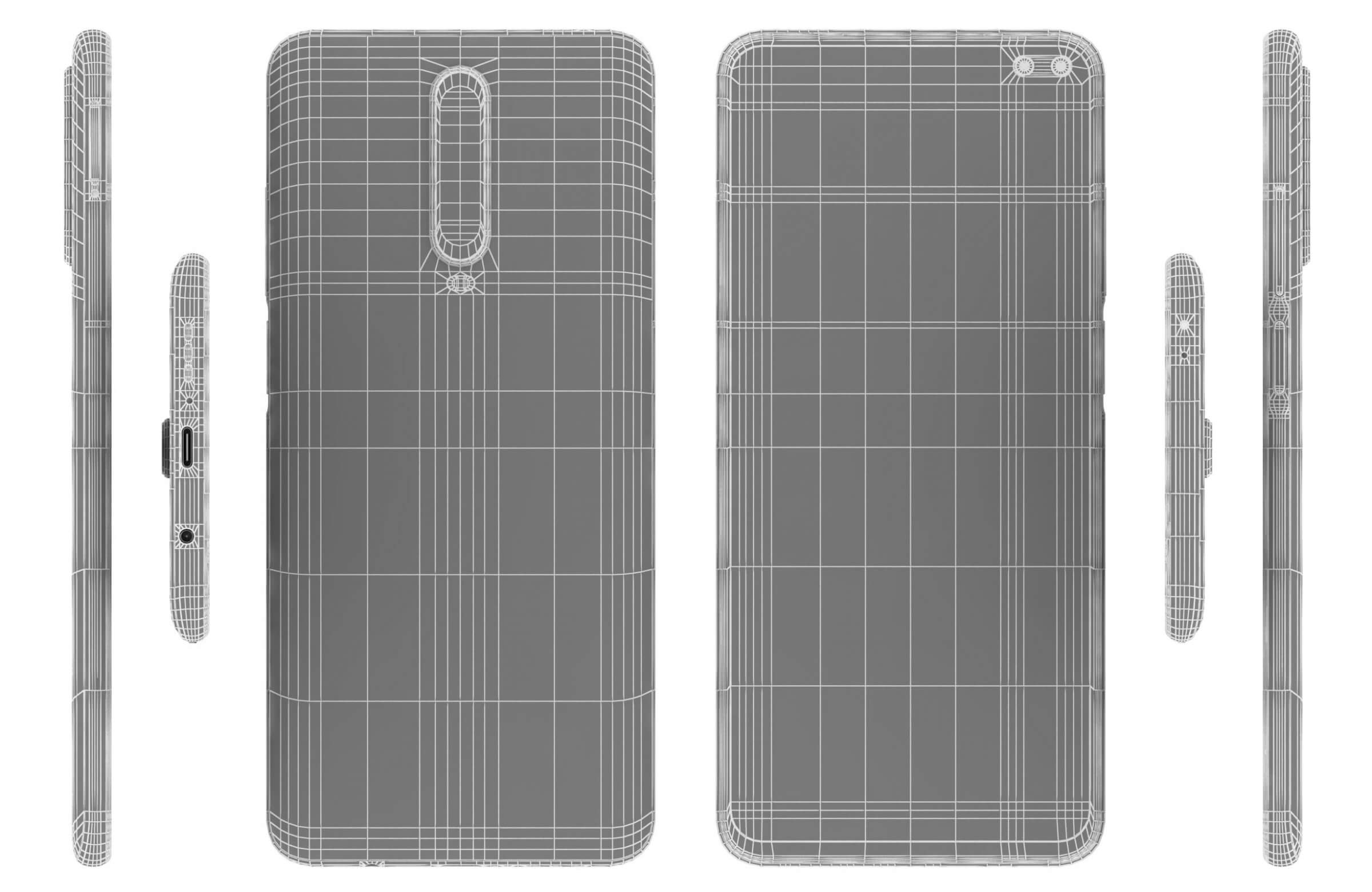 Xiaomi Poco X2 All Colors - 3D Model by Rever_Art