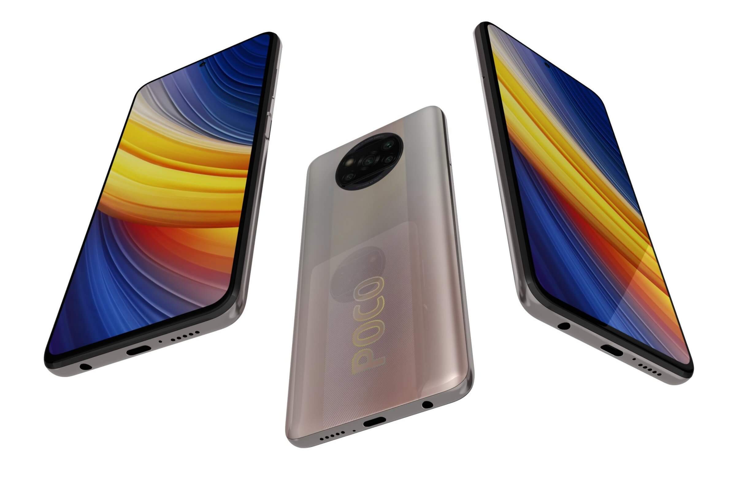 Xiaomi Poco X3 Pro Metal Bronze - 3D Model by Rever_Art