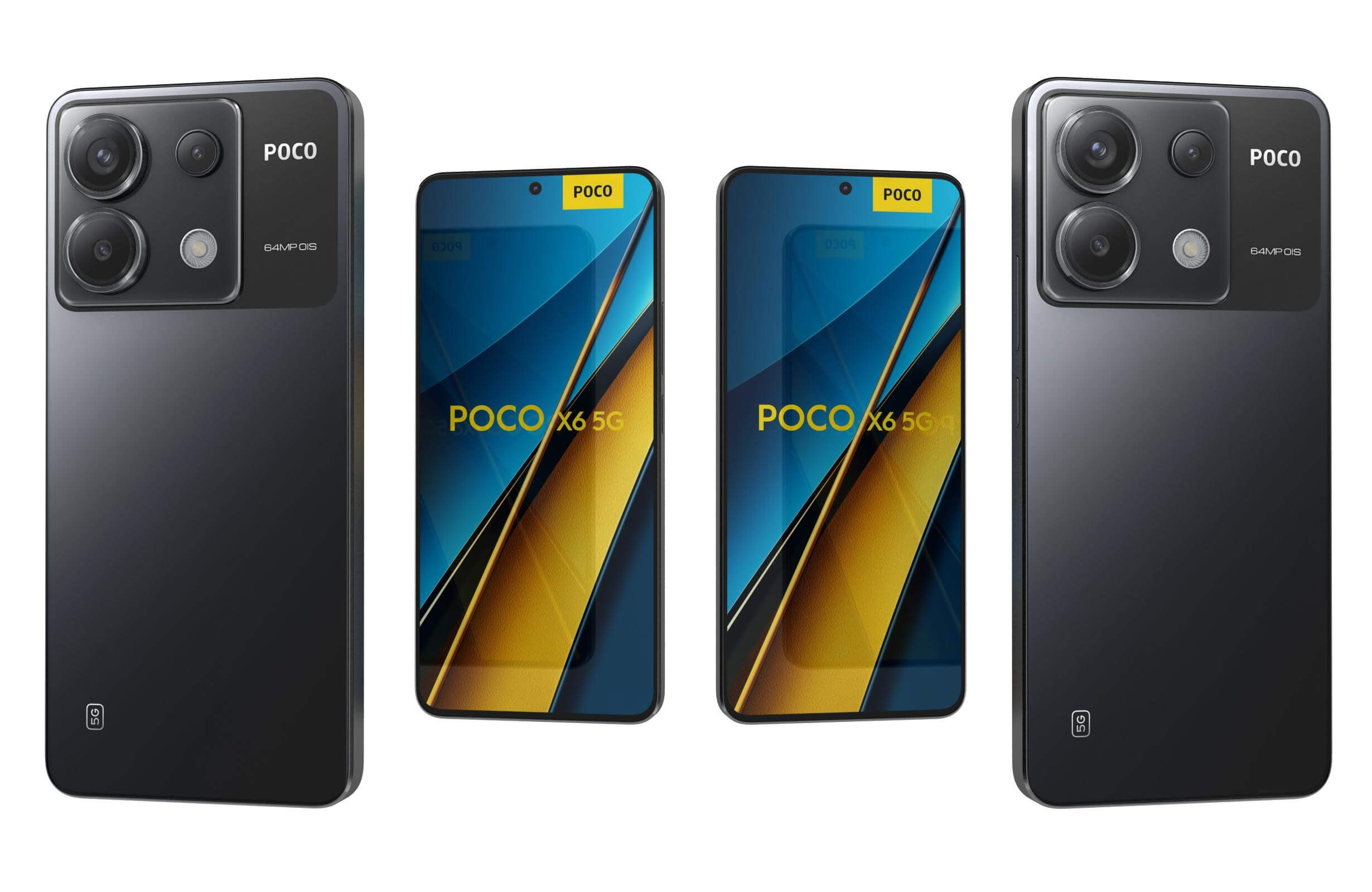 Xiaomi Poco X6 All Colors - 3D Model by Rever_Art