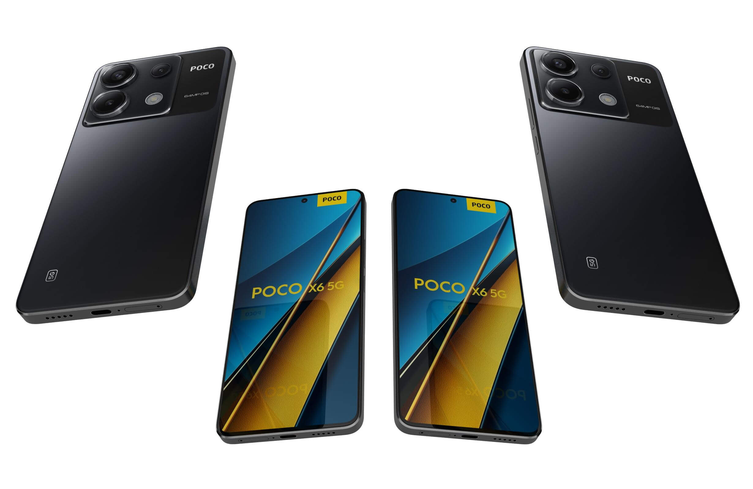 Xiaomi Poco X6 All Colors - 3D Model by Rever_Art