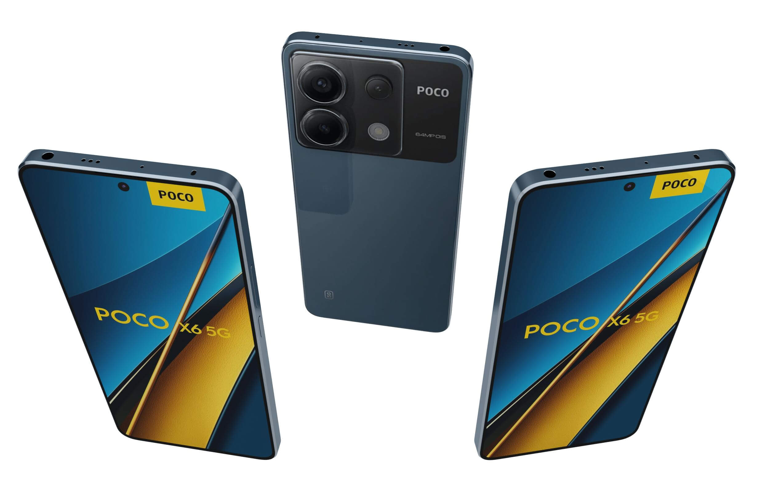 Xiaomi Poco X6 All Colors - 3D Model by Rever_Art