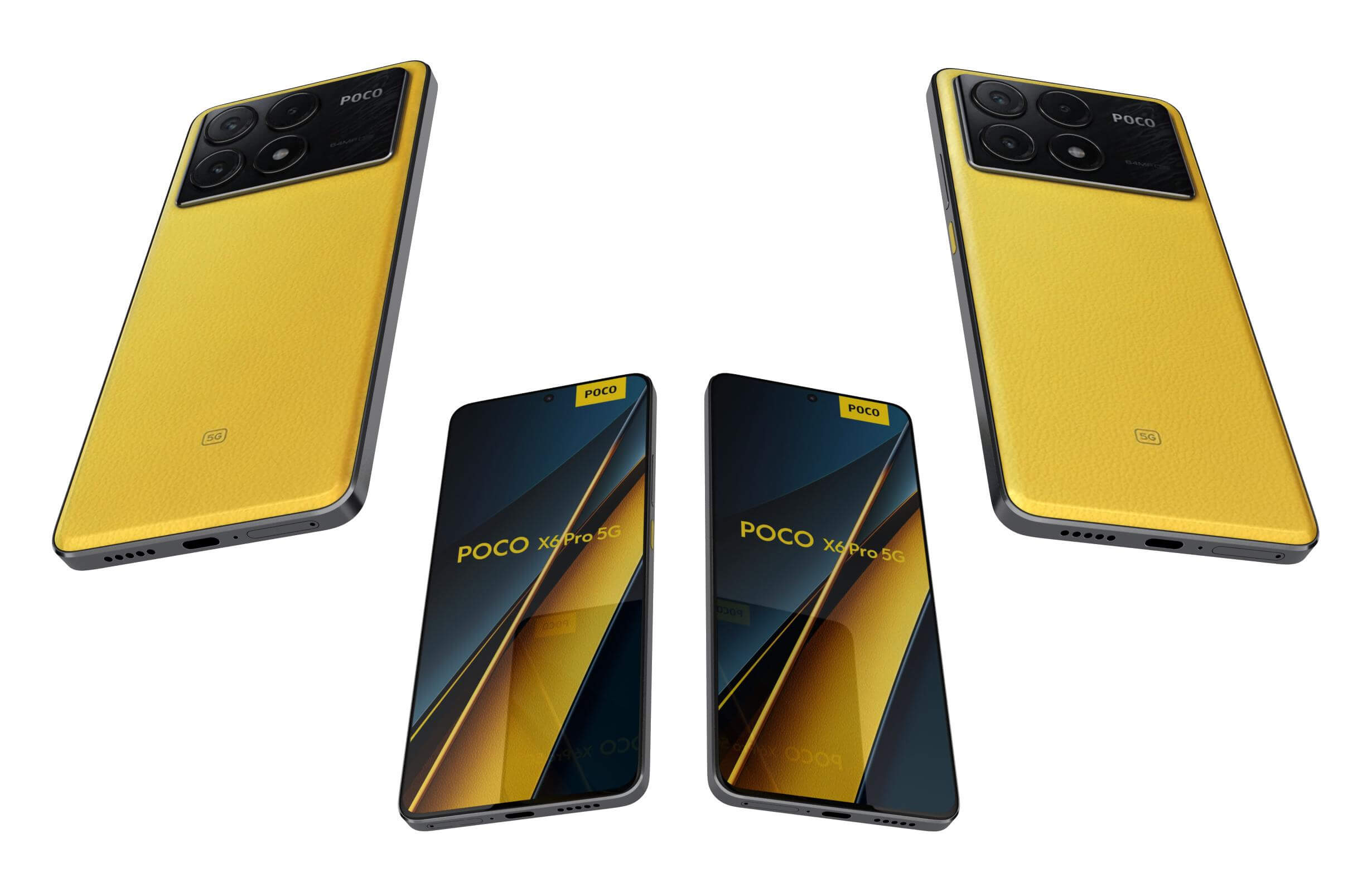 Xiaomi Poco X6 Pro All Colors - 3D Model by Rever_Art