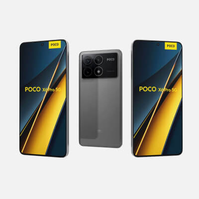 Xiaomi Poco X6 Pro Gray - 3D Model by Rever_Art