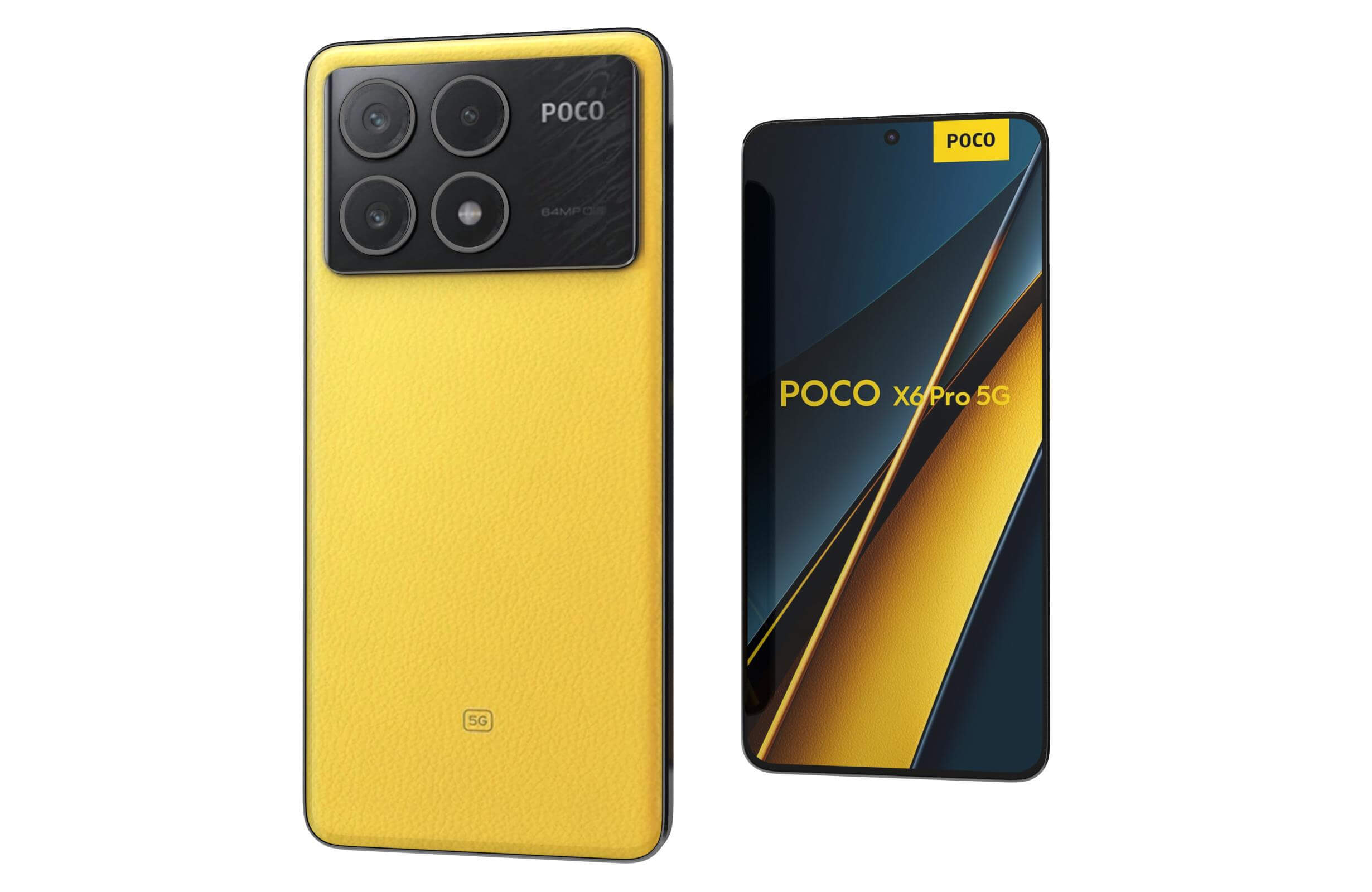 Xiaomi Poco X6 Pro Yellow - 3D Model by Rever_Art