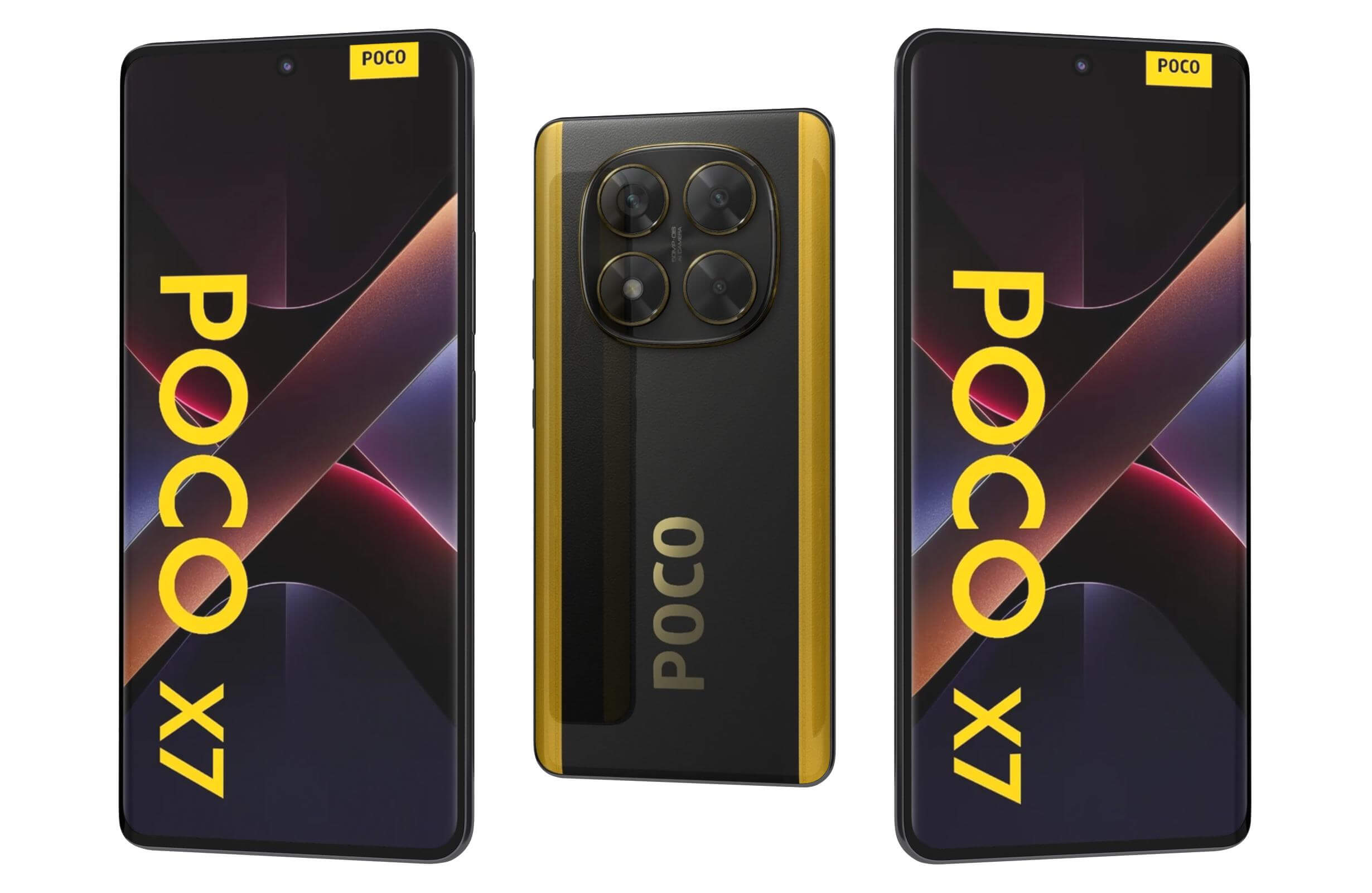 Xiaomi Poco X7 All Colors - 3D Model by Rever_Art