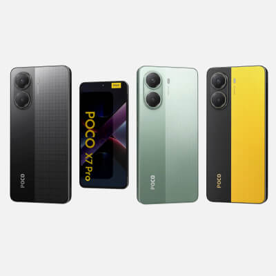 Xiaomi Poco X7 Pro 5G All Colors - 3D Model by Rever_Art