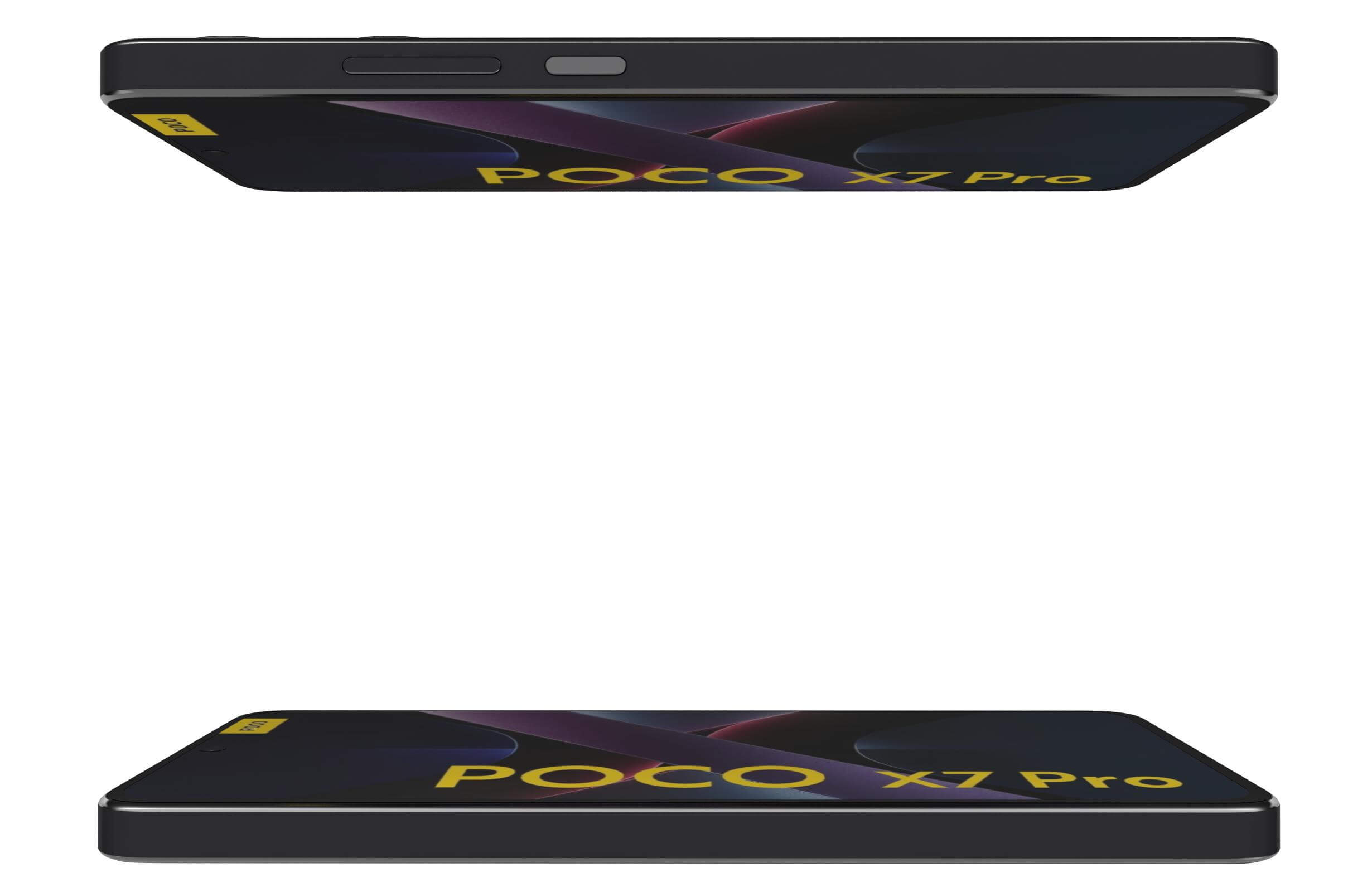 Xiaomi Poco X7 Pro 5G Black - 3D Model by Rever_Art