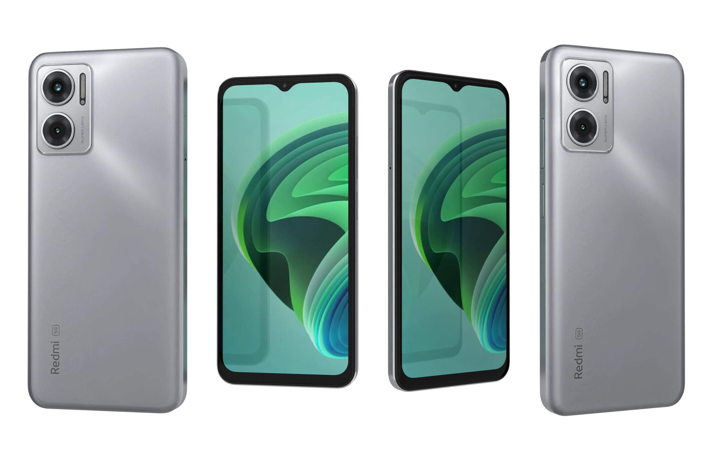 Xiaomi Redmi 10 5G White - 3D Model by Rever_Art