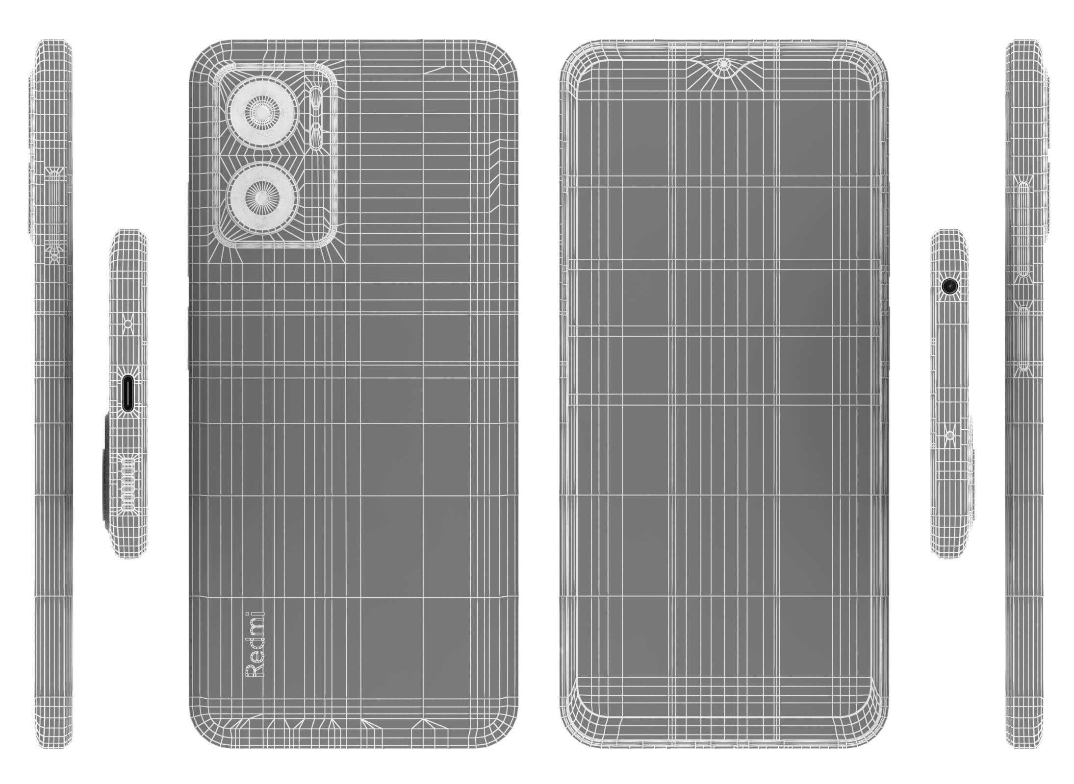 Xiaomi Redmi 10 5G White - 3D Model by Rever_Art