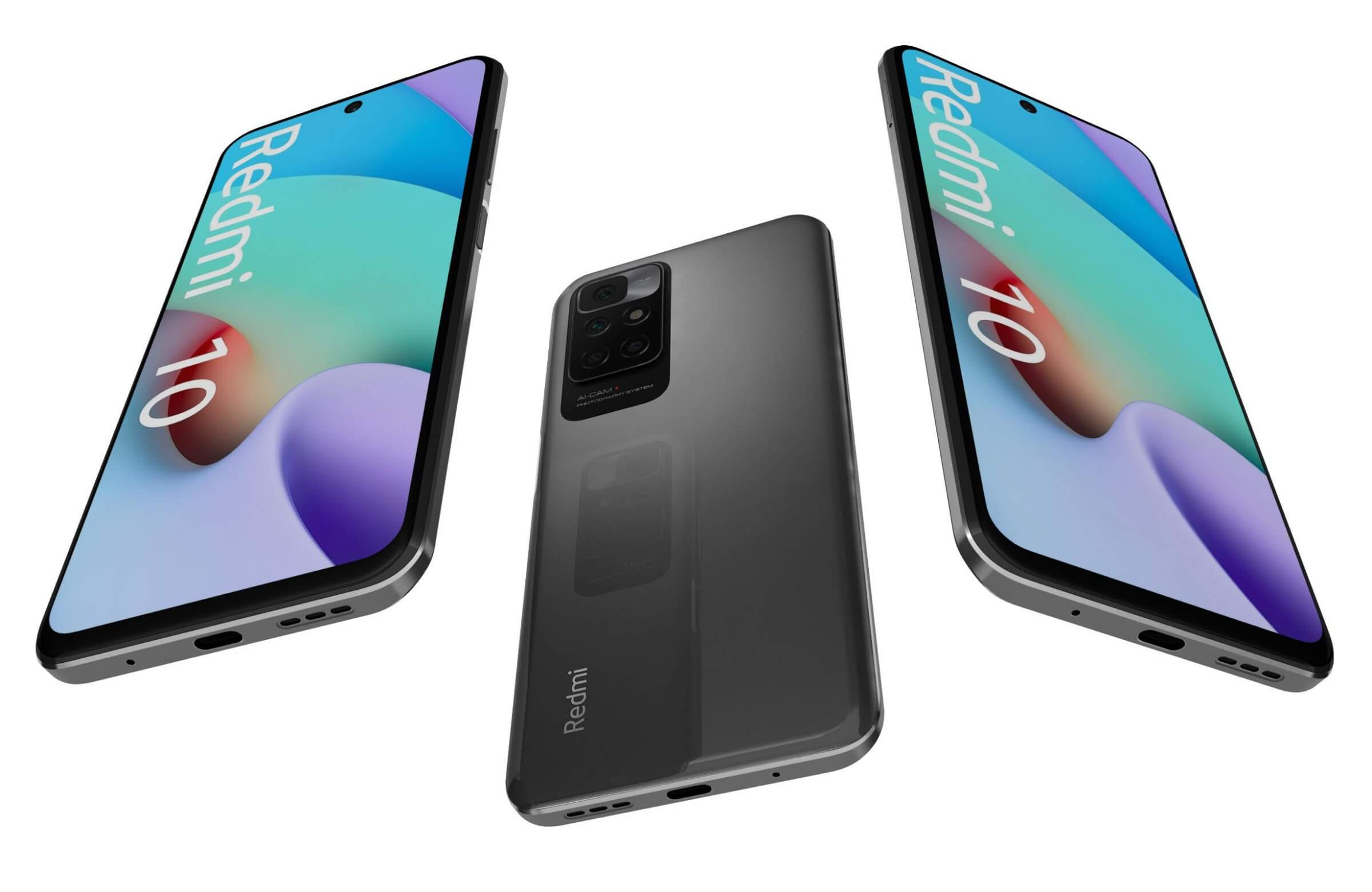 Xiaomi Redmi 10 All Colors - 3D Model by Rever_Art