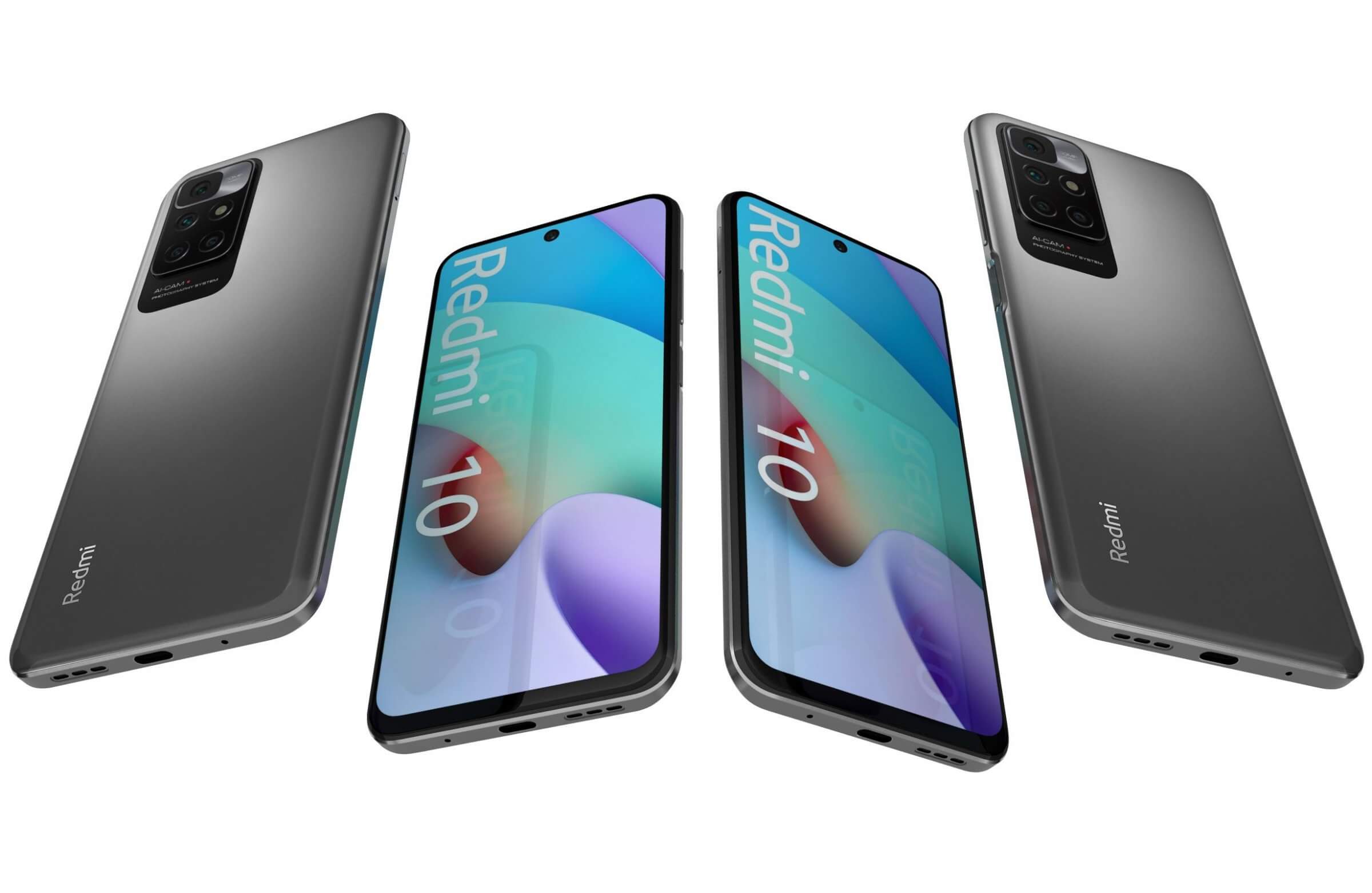 Xiaomi Redmi 10 All Colors - 3D Model by Rever_Art