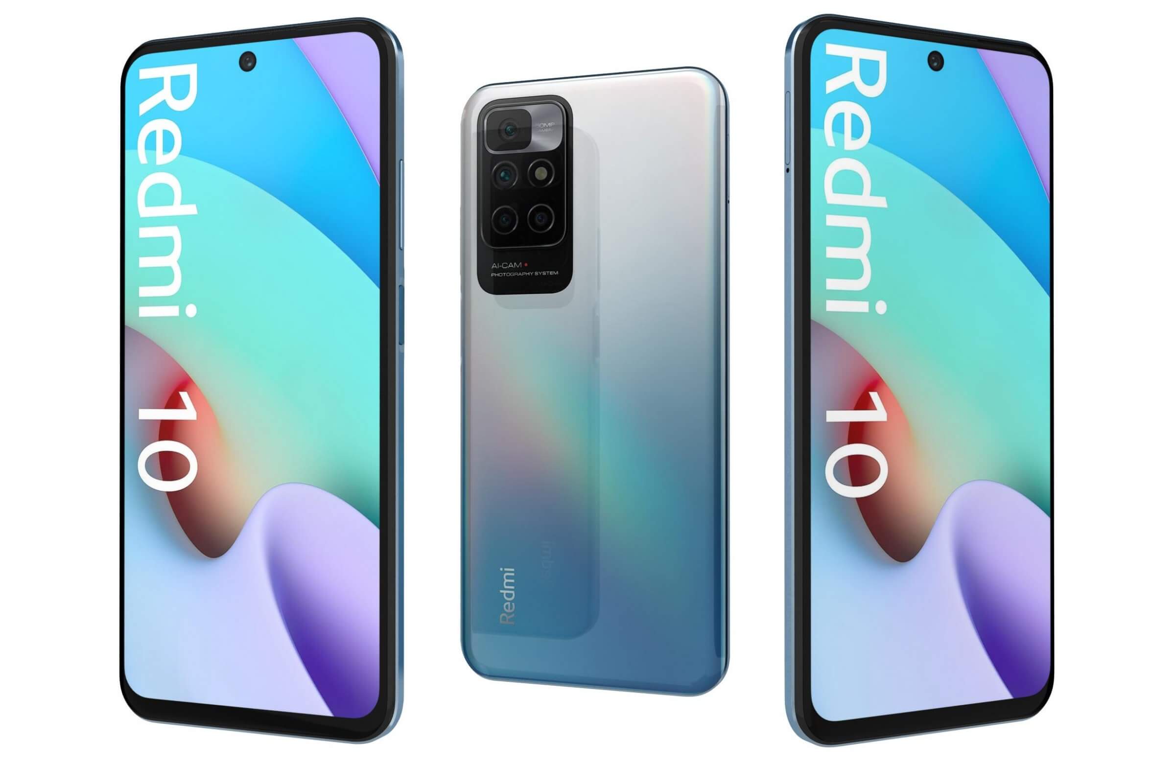 Xiaomi Redmi 10 All Colors - 3D Model by Rever_Art