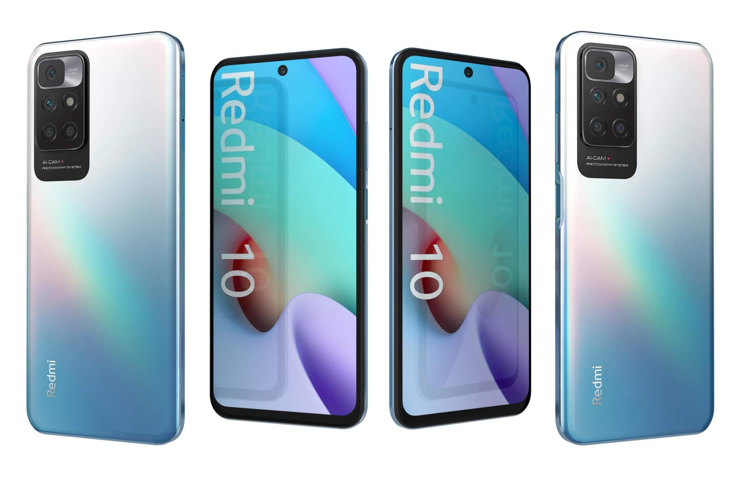 Xiaomi Redmi 10 All Colors - 3D Model by Rever_Art