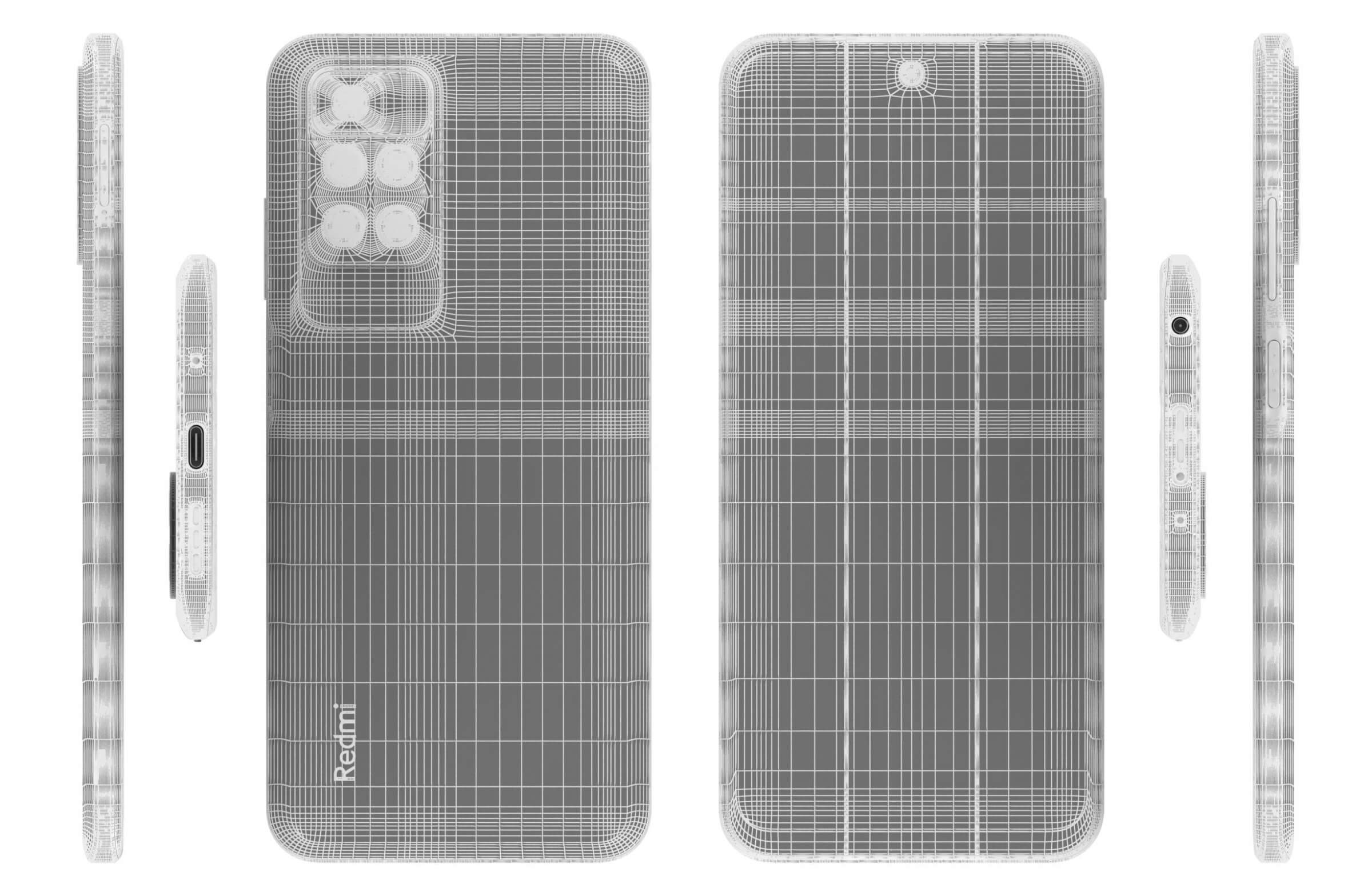 Xiaomi Redmi 10 All Colors - 3D Model by Rever_Art