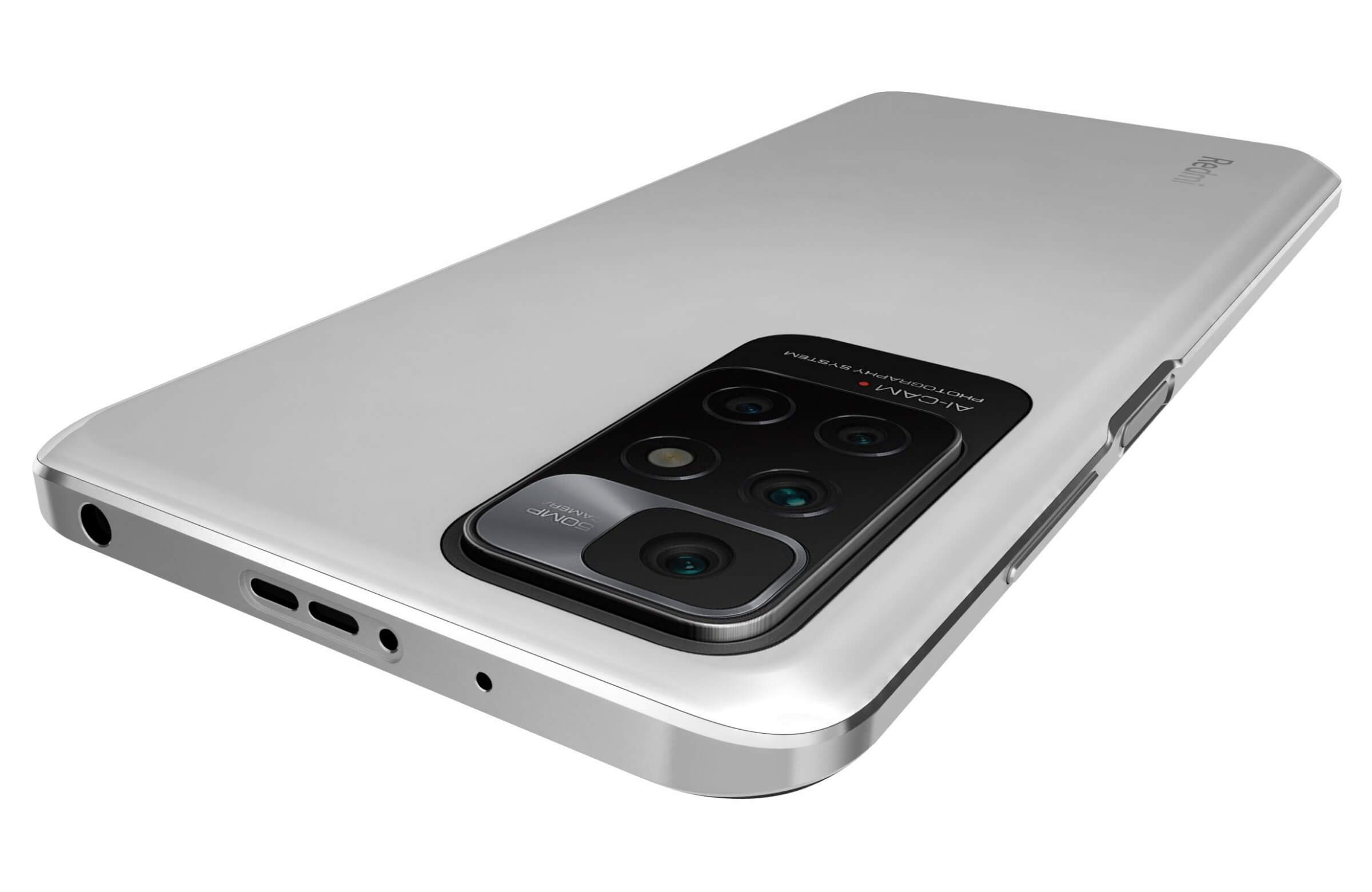 Xiaomi Redmi 10 Pebble White - 3D Model by Rever_Art