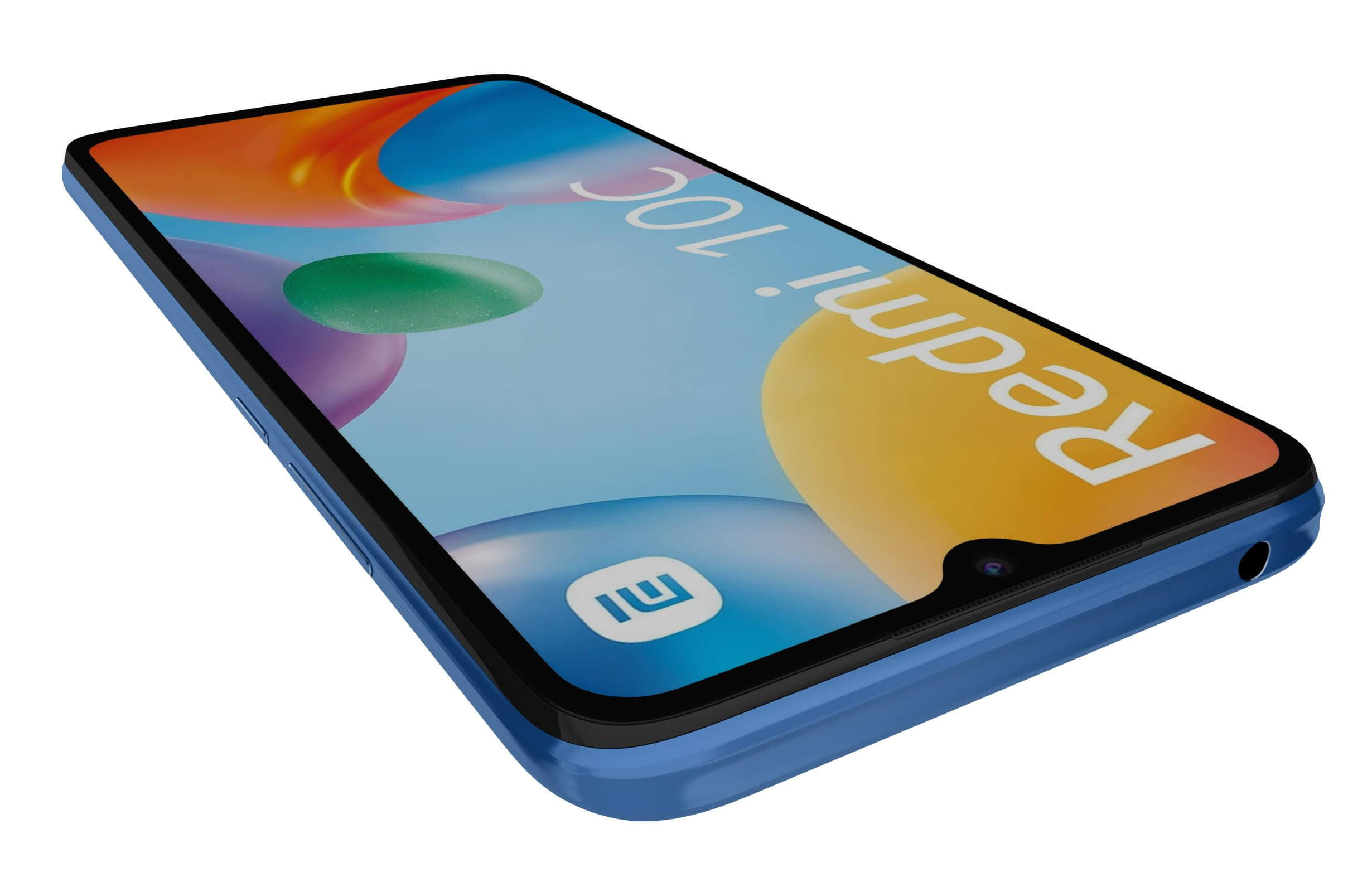 Xiaomi Redmi 10C Blue - 3D Model by Rever_Art