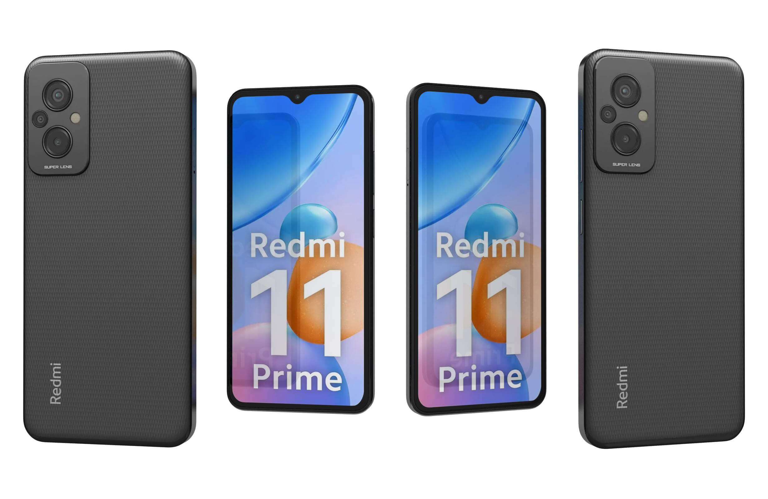 Xiaomi Redmi 11 Prime All Colors - 3D Model by Rever_Art