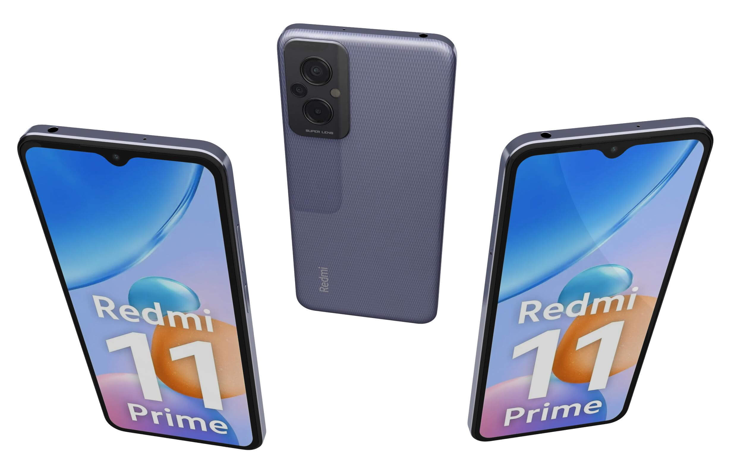 Xiaomi Redmi 11 Prime All Colors - 3D Model by Rever_Art