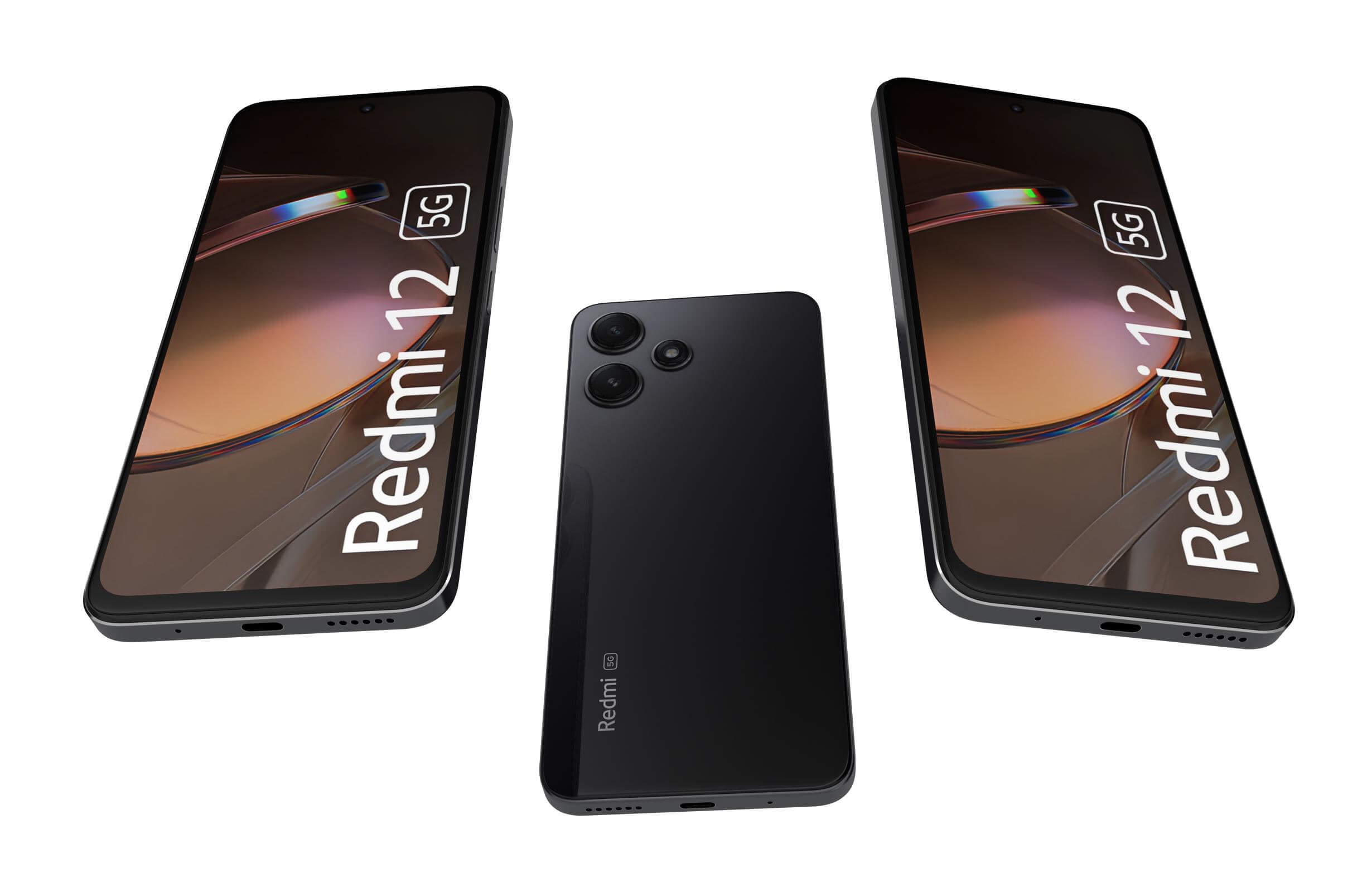 Xiaomi Redmi 12 5G All Colors - 3D Model by Rever_Art