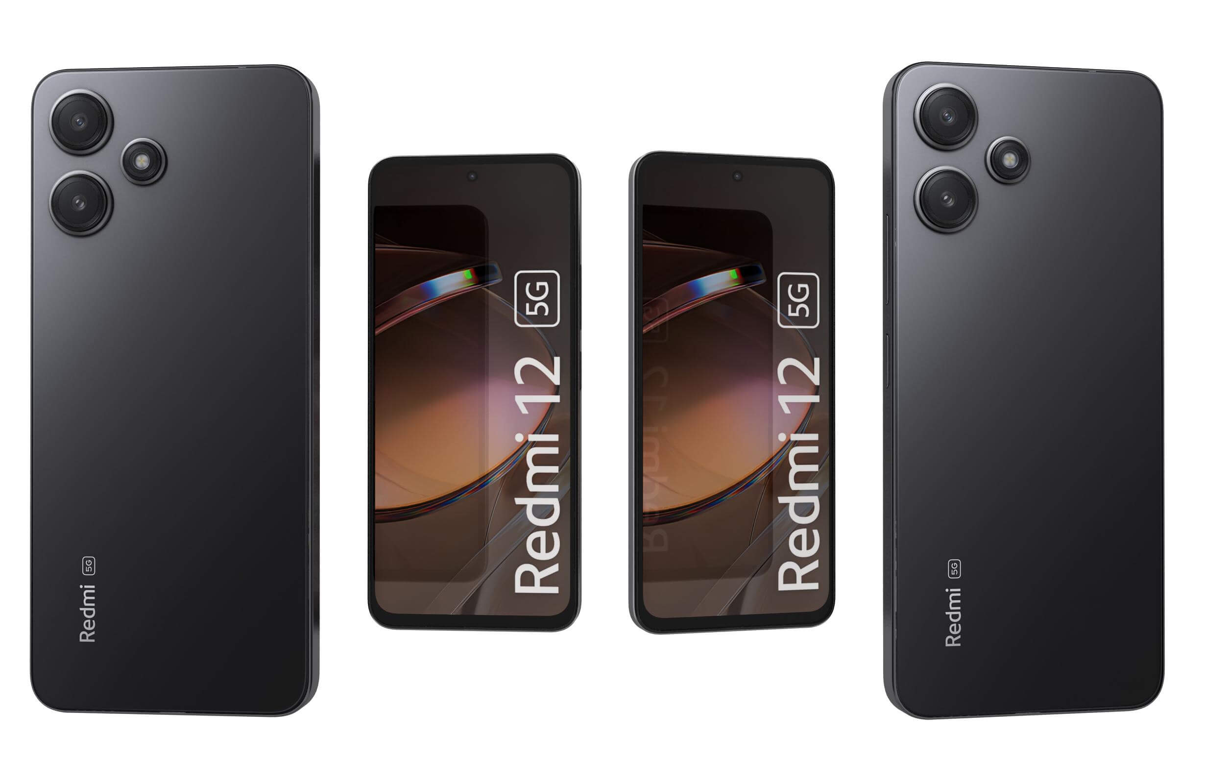 Xiaomi Redmi 12 5G All Colors - 3D Model by Rever_Art