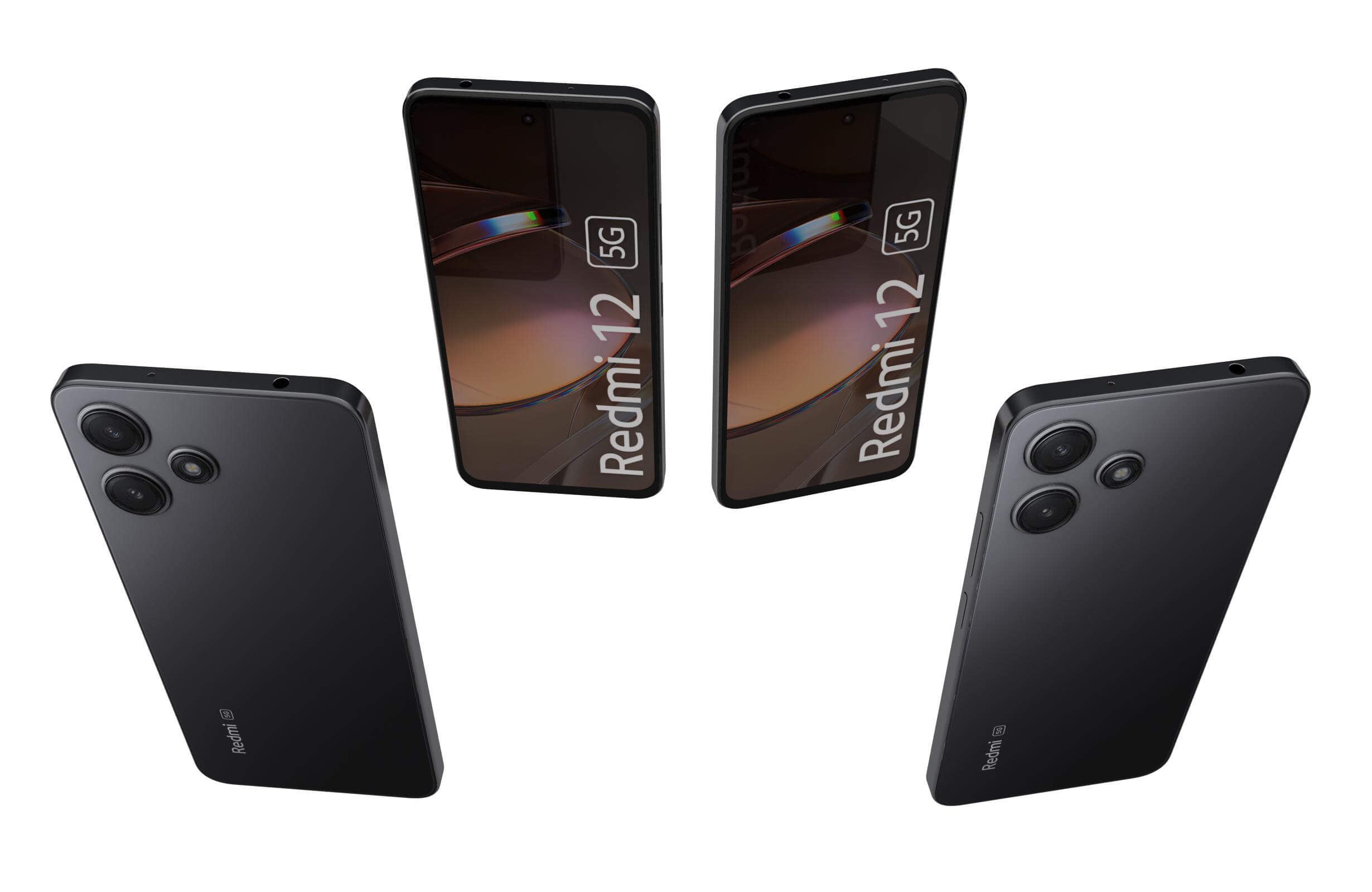 Xiaomi Redmi 12 5G All Colors - 3D Model by Rever_Art