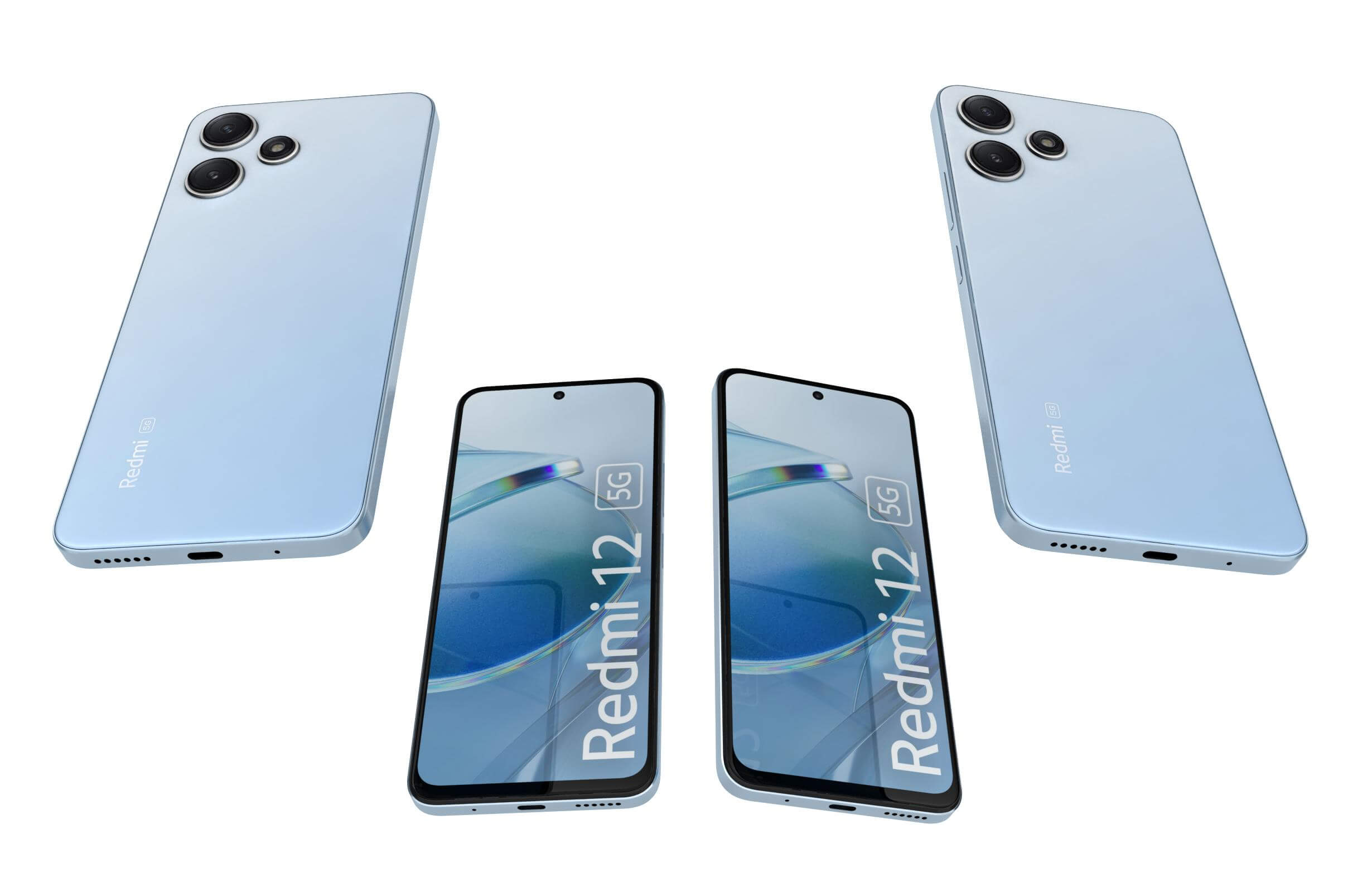 Xiaomi Redmi 12 5G All Colors - 3D Model by Rever_Art