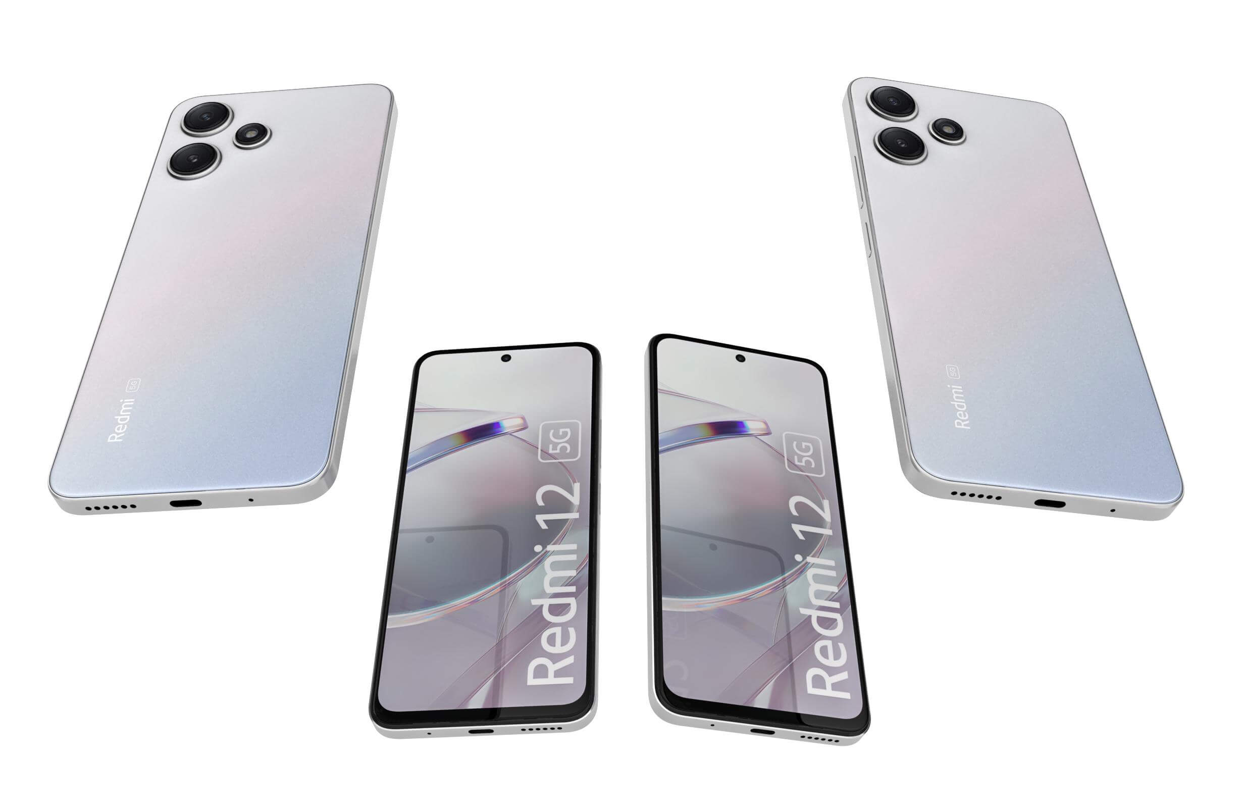 Xiaomi Redmi 12 5G All Colors - 3D Model by Rever_Art