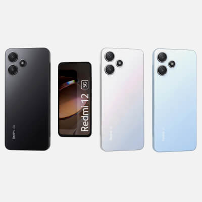 Xiaomi Redmi 12 5G All Colors - 3D Model by Rever_Art