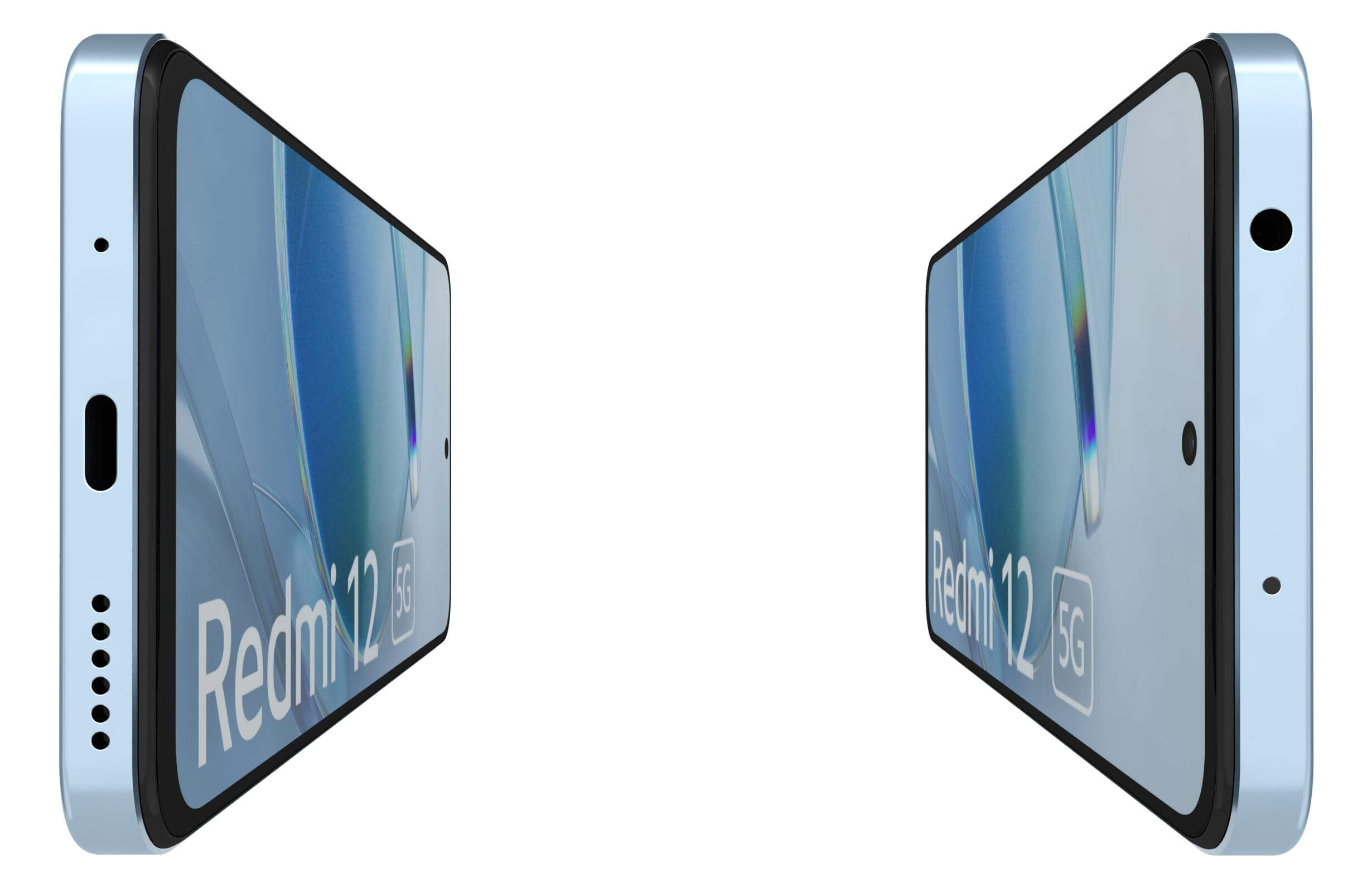 Xiaomi Redmi 12 5G Blue - 3D Model by Rever_Art