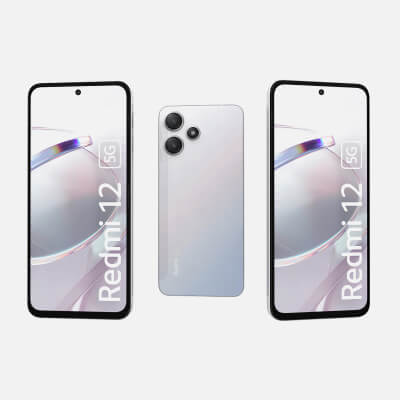 Xiaomi Redmi 12 5G White - 3D Model by Rever_Art