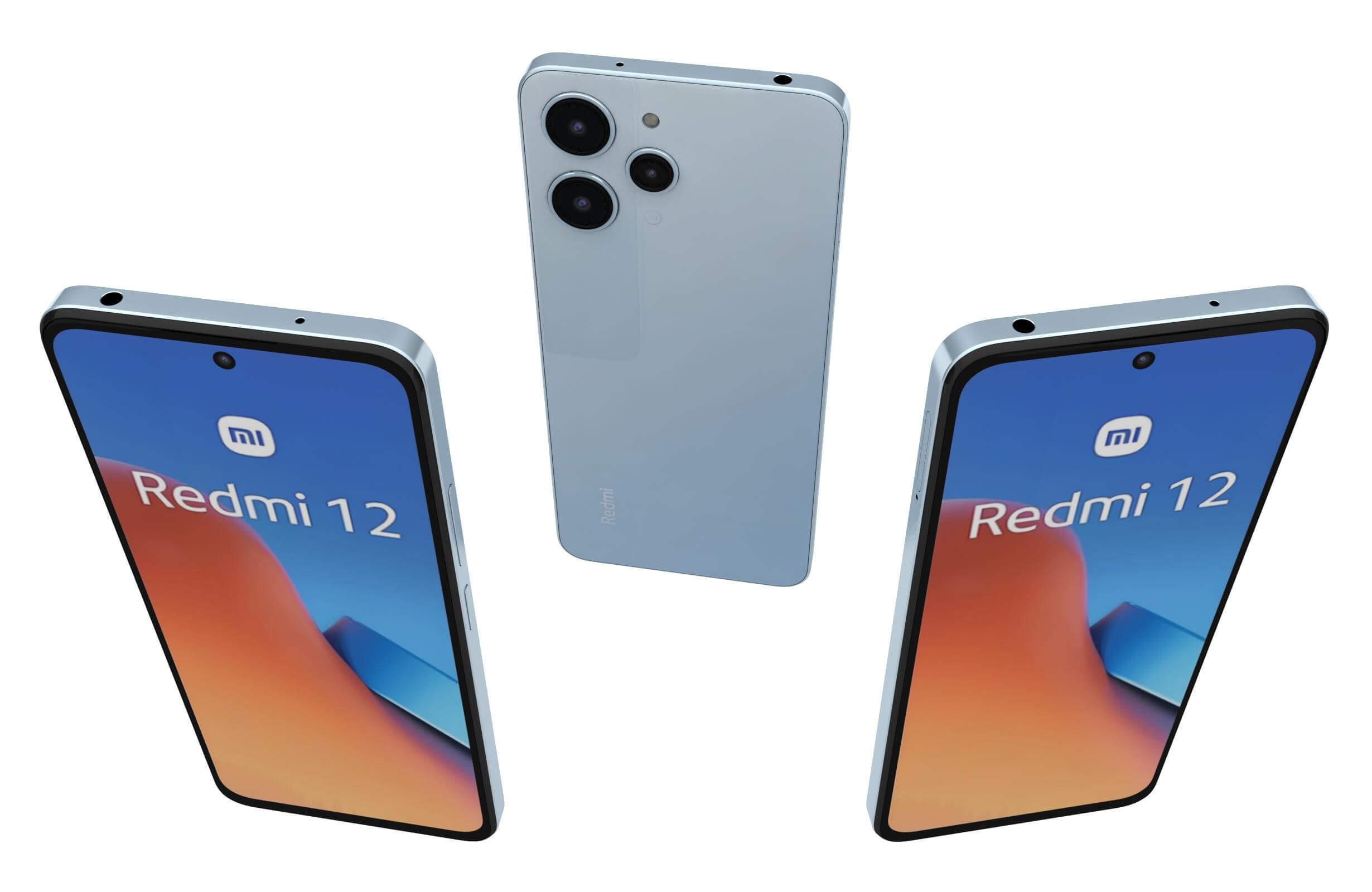 Xiaomi Redmi 12 All Colors - 3D Model by Rever_Art