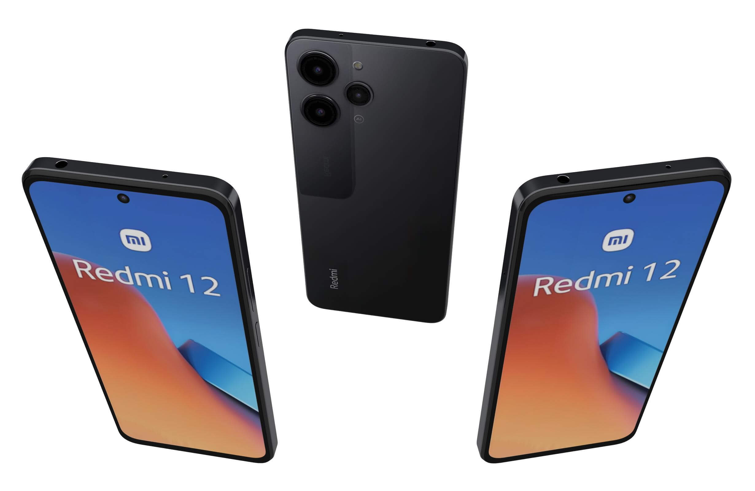 Xiaomi Redmi 12 Black - 3D Model by Rever_Art