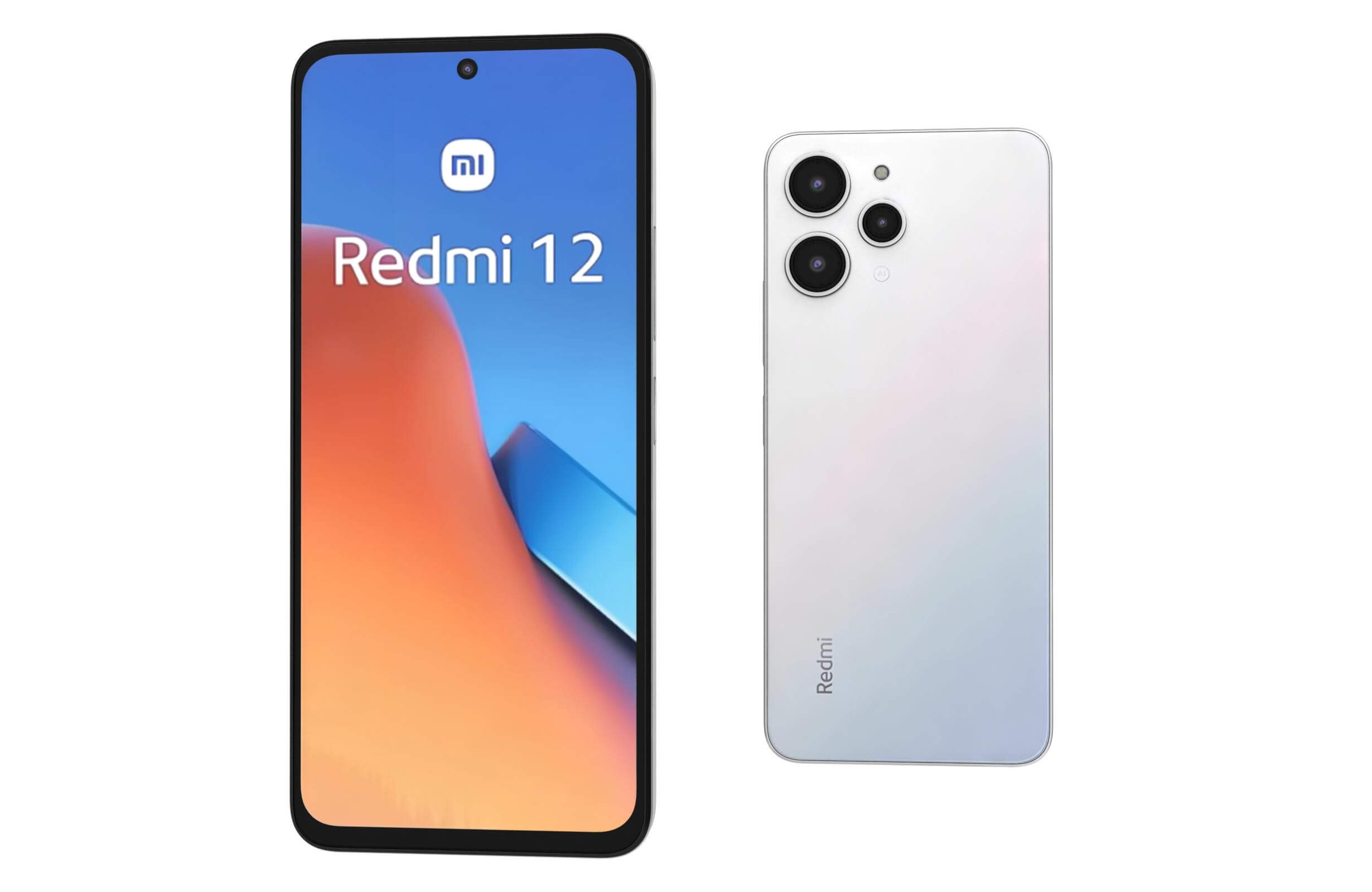 Xiaomi Redmi 12 White - 3D Model by Rever_Art