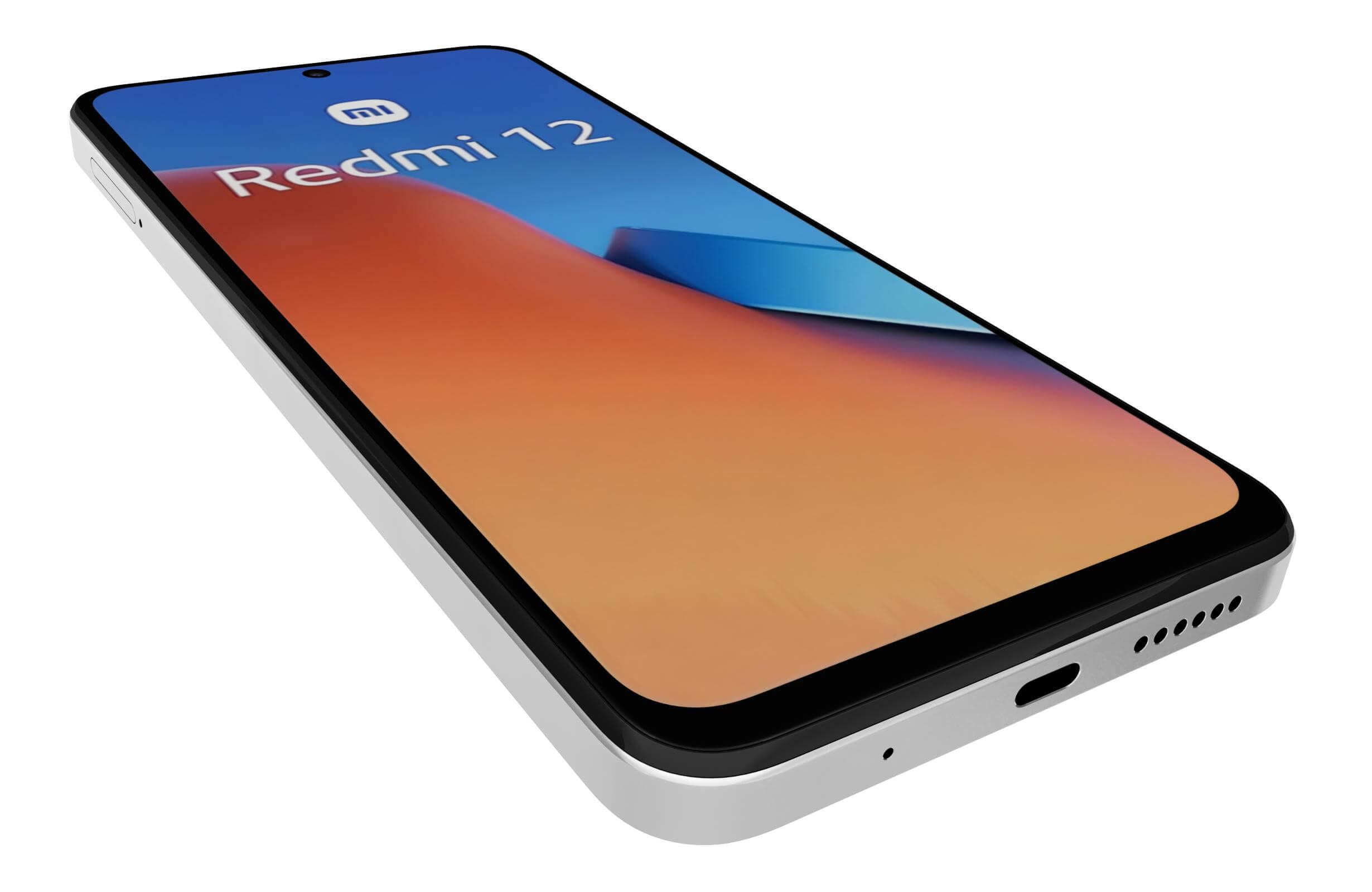 Xiaomi Redmi 12 White - 3D Model by Rever_Art