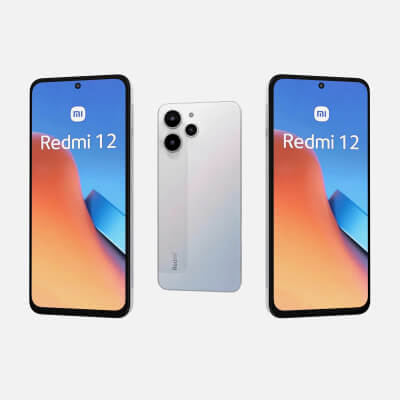 Xiaomi Redmi 12 White - 3D Model by Rever_Art