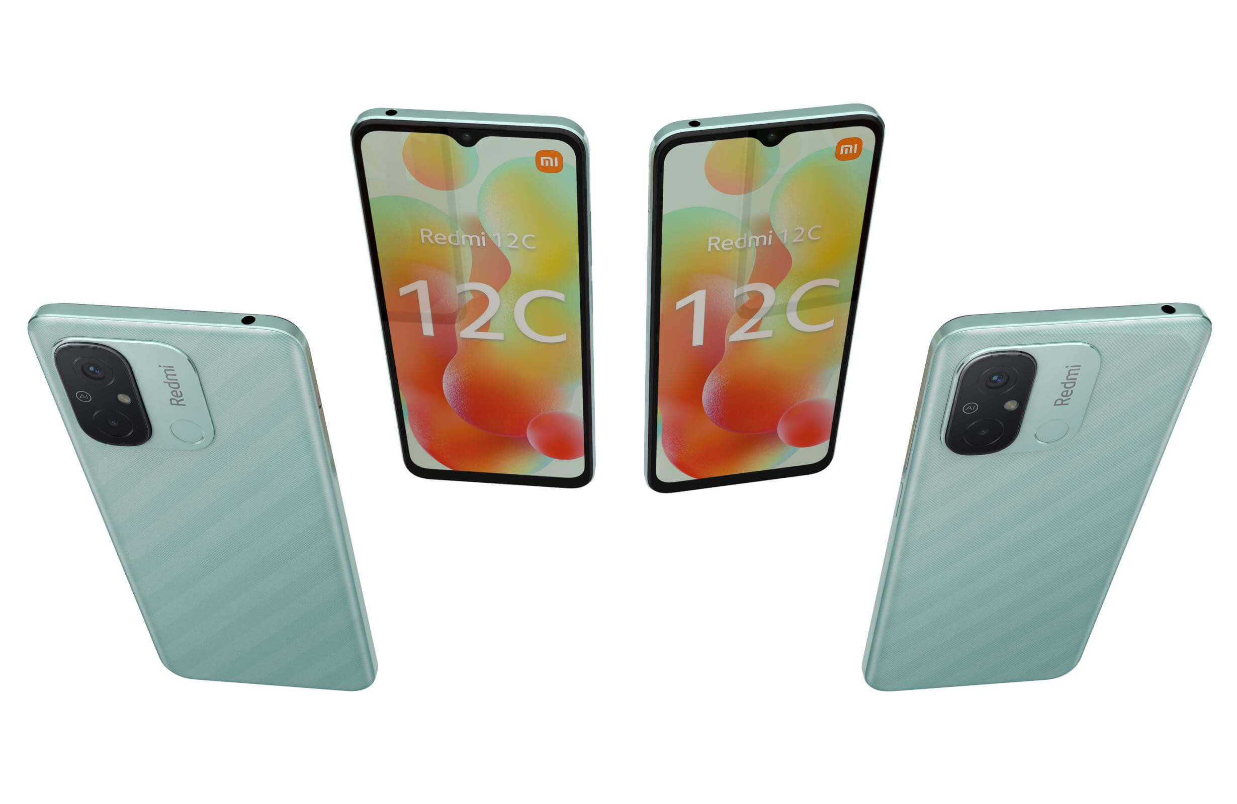 Xiaomi Redmi 12C All Colors - 3D Model by Rever_Art