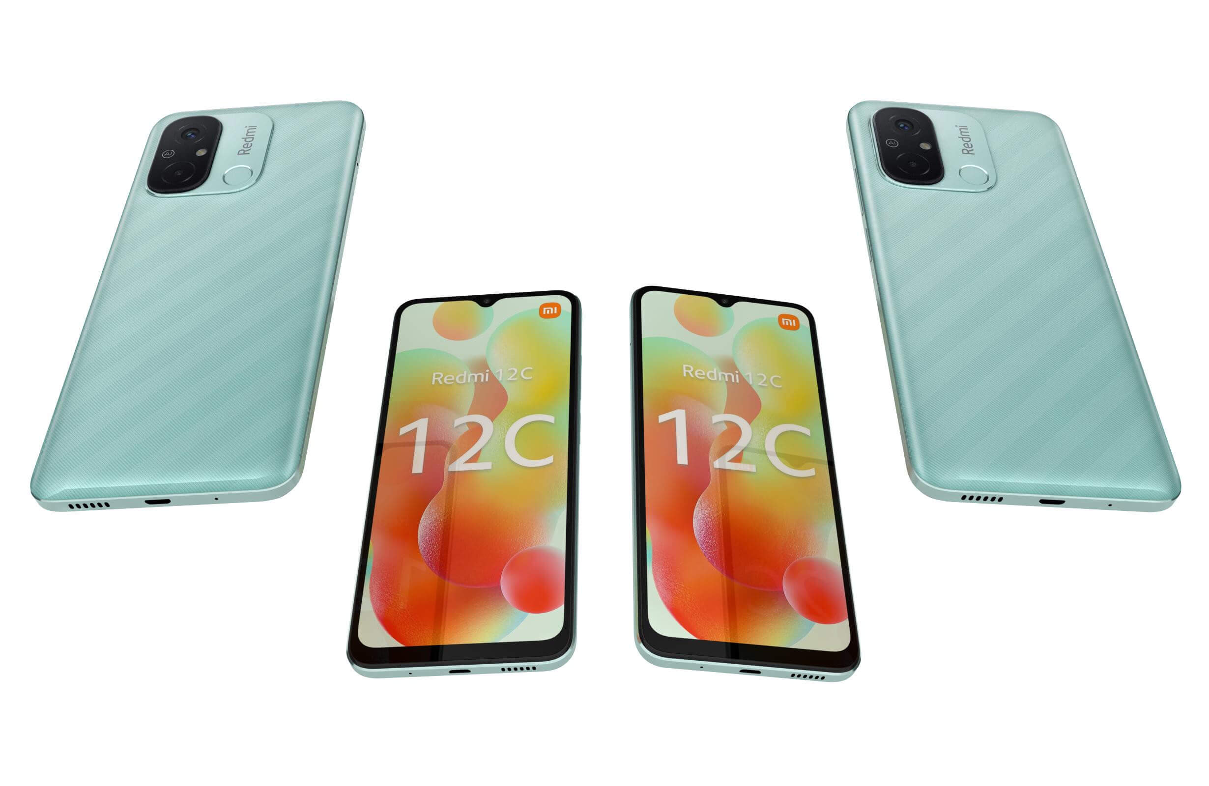 Xiaomi Redmi 12C All Colors - 3D Model by Rever_Art