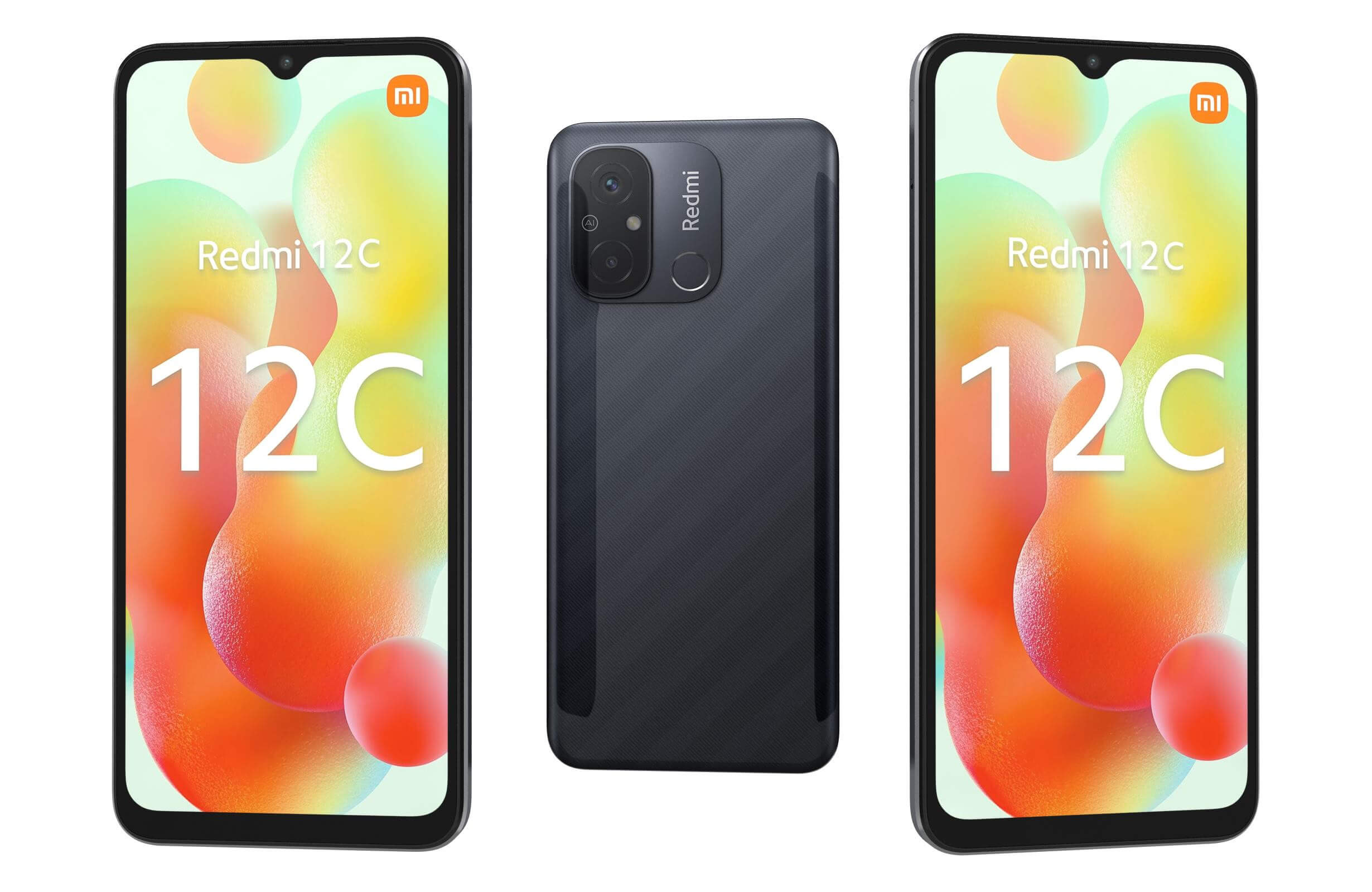 Xiaomi Redmi 12C Black - 3D Model by Rever_Art