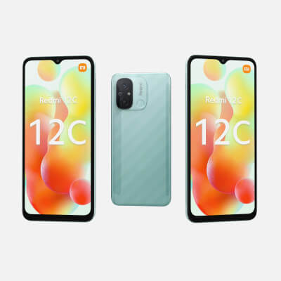 Xiaomi Redmi 12C Mint - 3D Model by Rever_Art