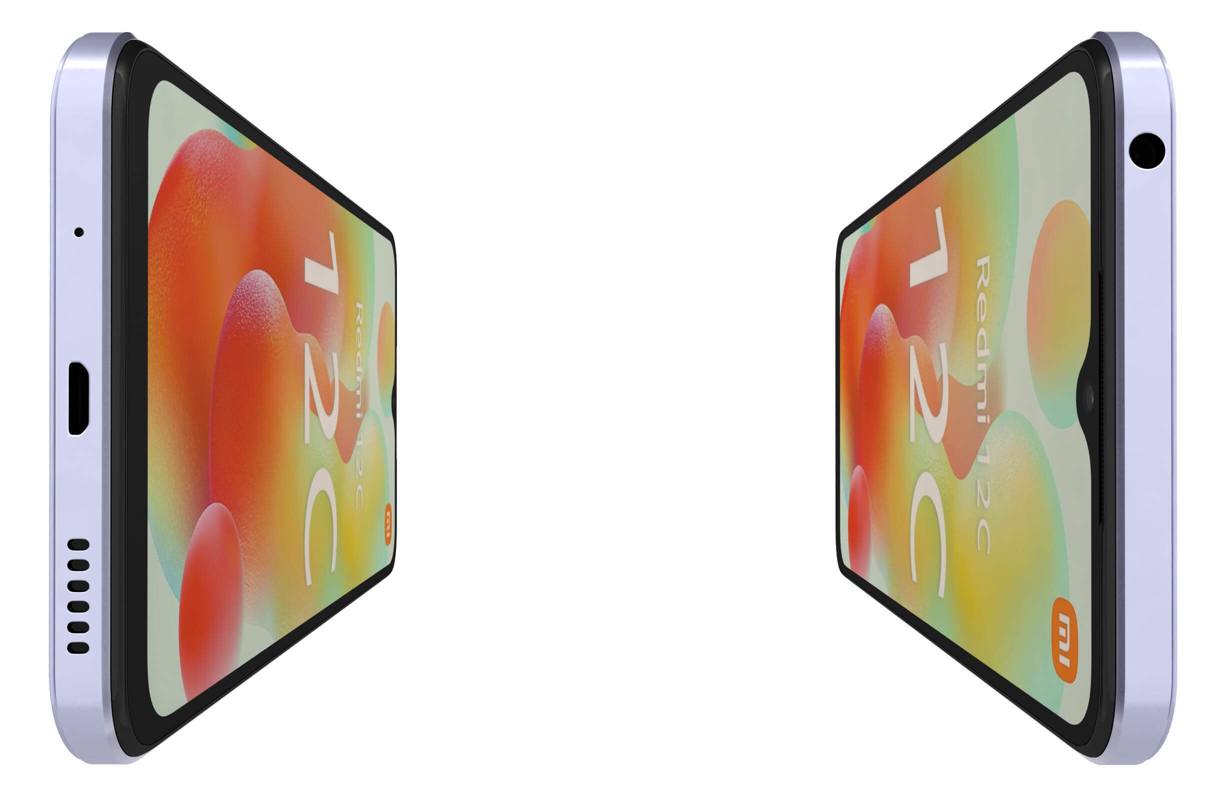 Xiaomi Redmi 12C Violet - 3D Model by Rever_Art