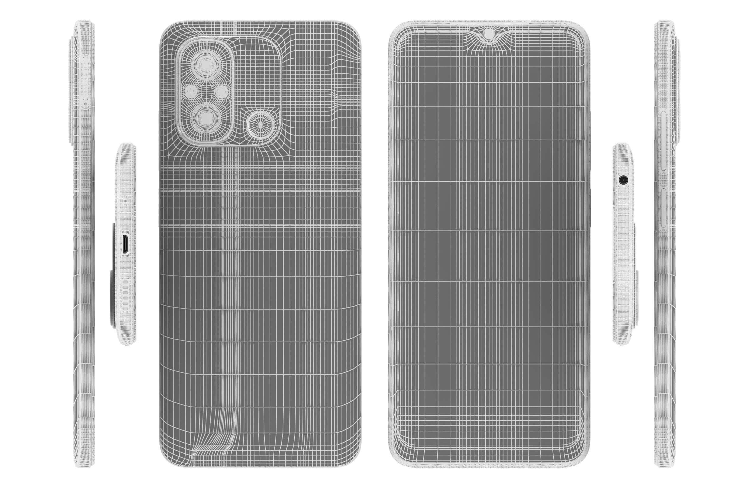 Xiaomi Redmi 12C Violet - 3D Model by Rever_Art