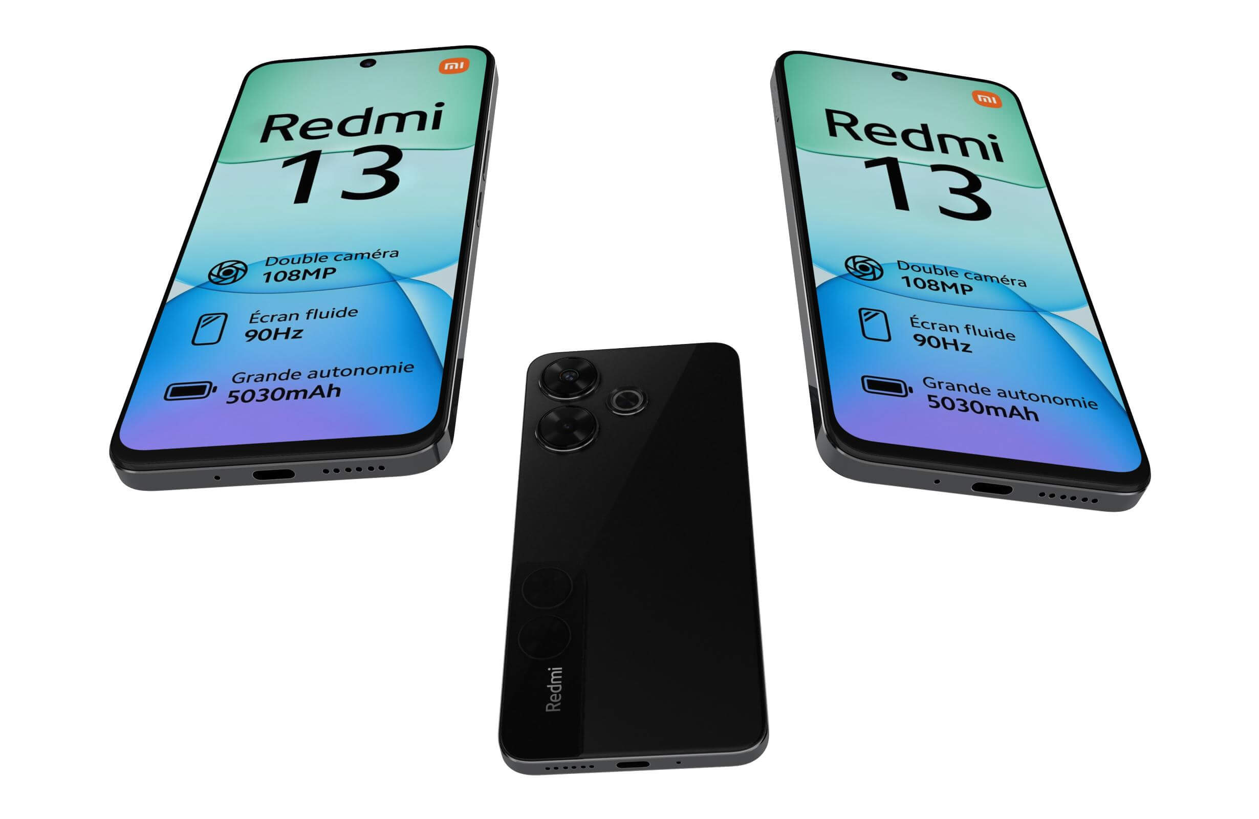 Xiaomi Redmi 13 4G All Colors - 3D Model by Rever_Art