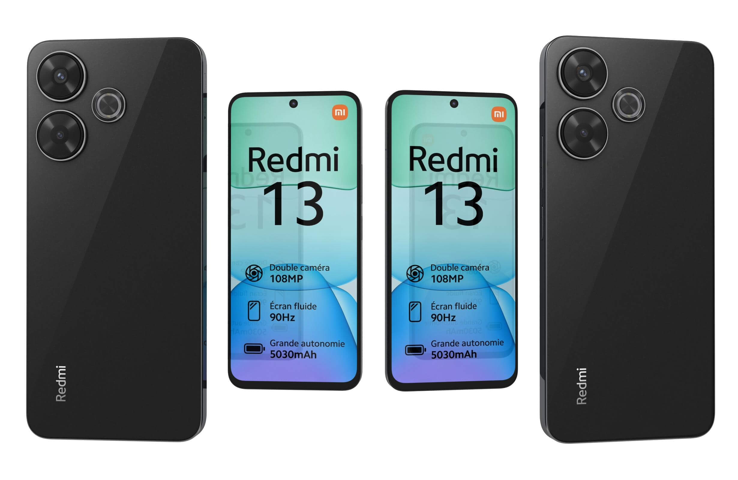 Xiaomi Redmi 13 4G All Colors - 3D Model by Rever_Art