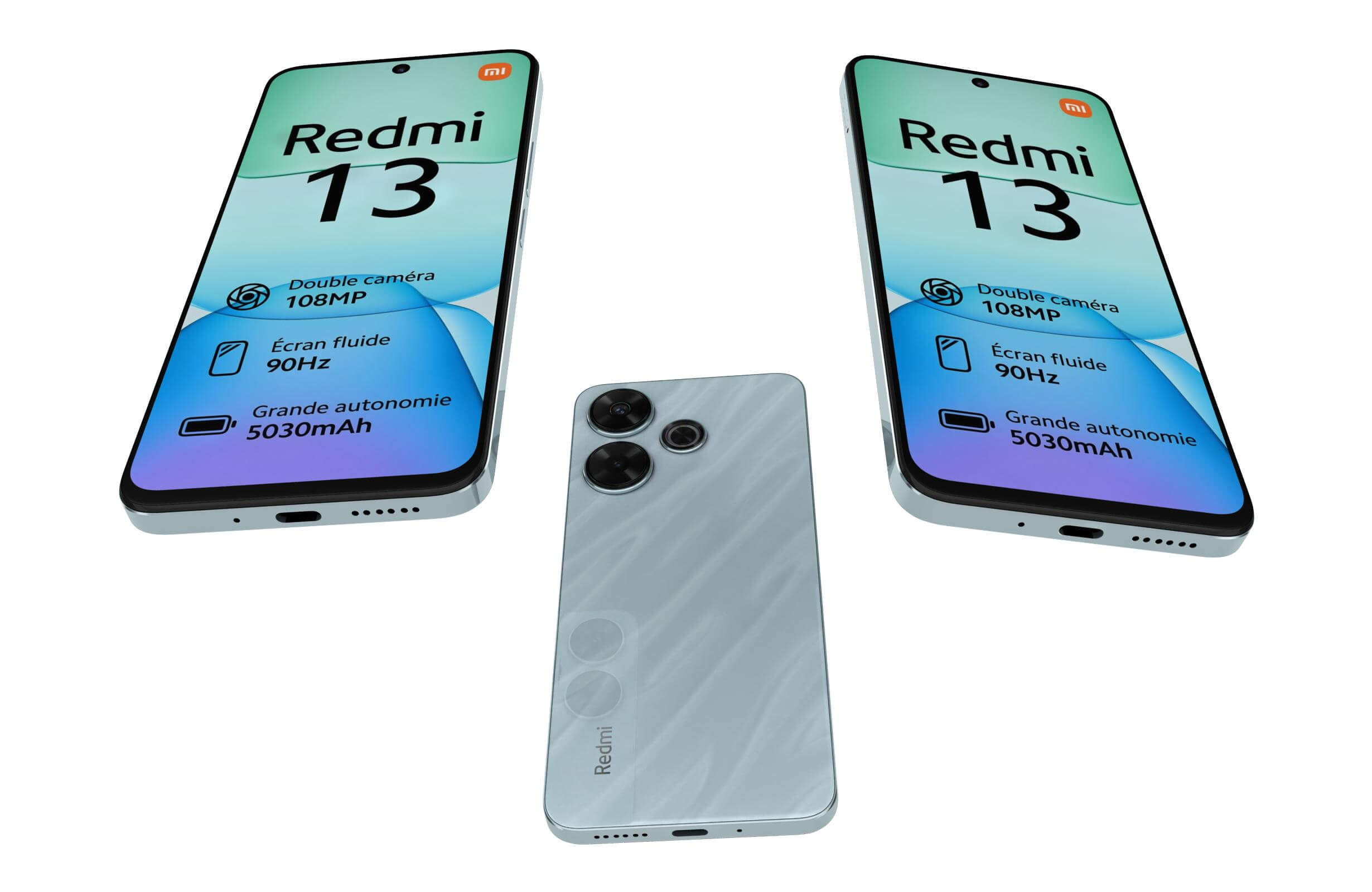 Xiaomi Redmi 13 4G All Colors - 3D Model by Rever_Art