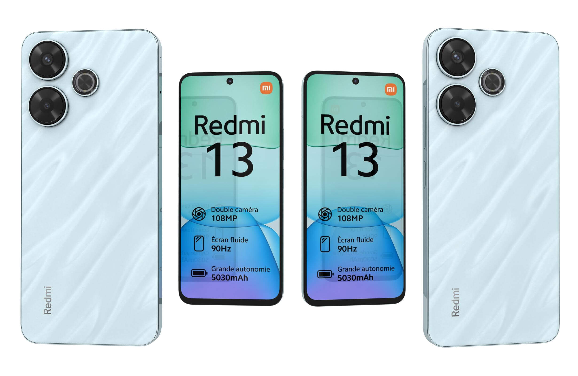 Xiaomi Redmi 13 4G All Colors - 3D Model by Rever_Art