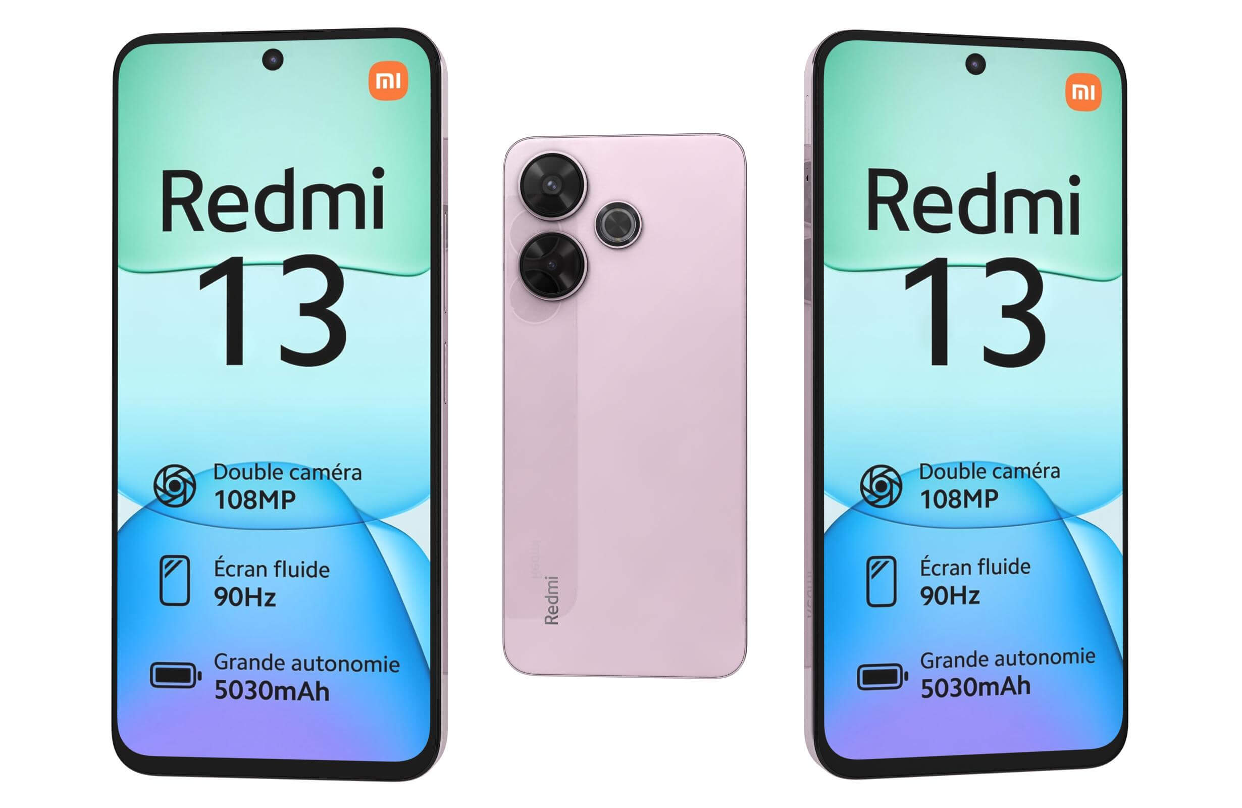 Xiaomi Redmi 13 4G All Colors - 3D Model by Rever_Art