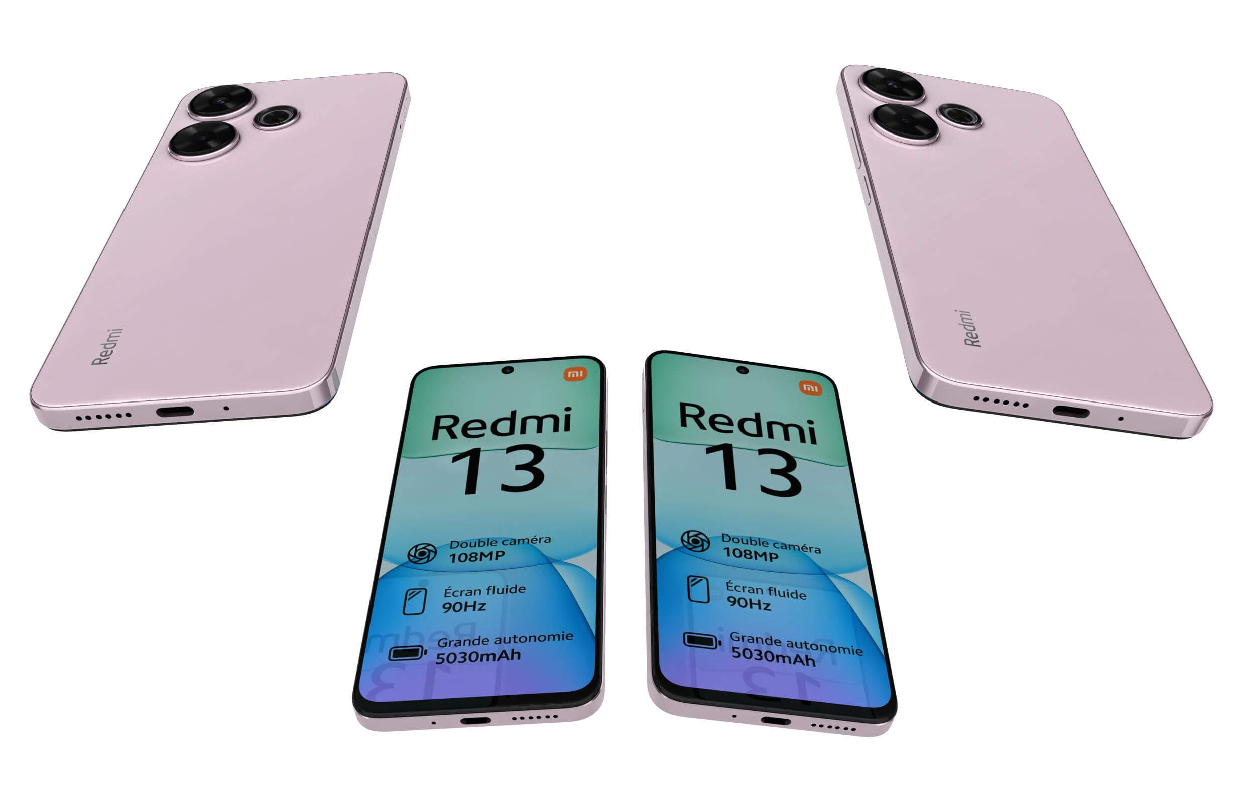 Xiaomi Redmi 13 4G All Colors - 3D Model by Rever_Art