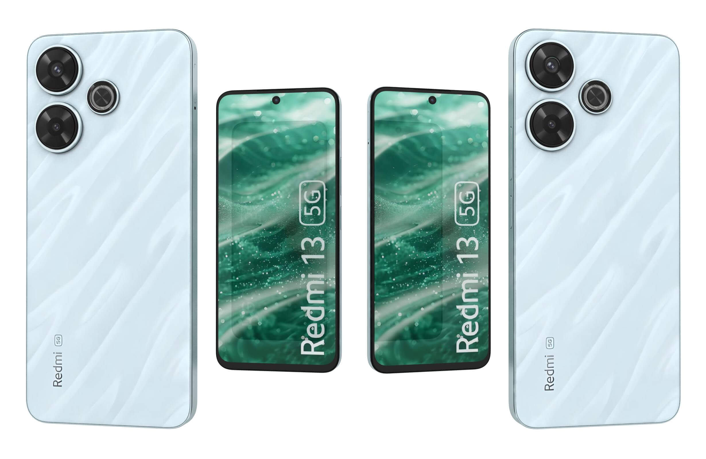 Xiaomi Redmi 13 5G All Colors - 3D Model by Rever_Art