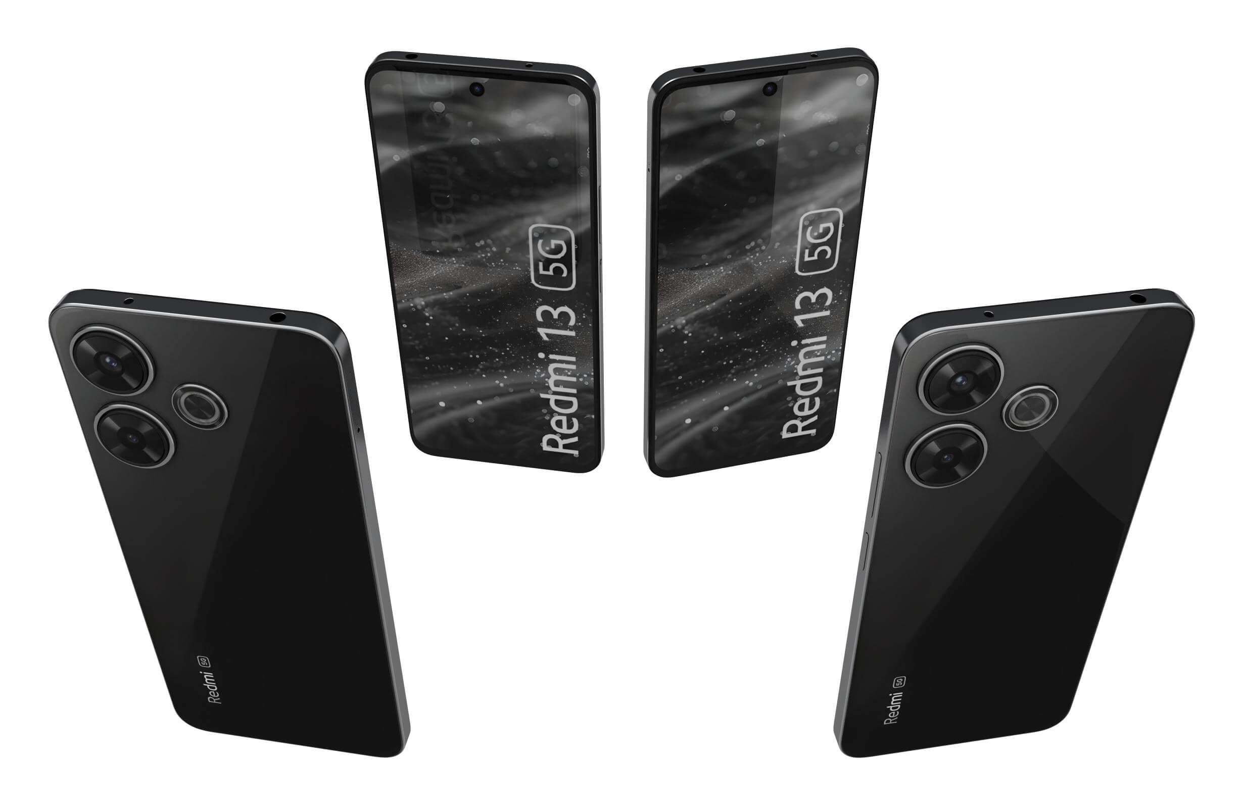 Xiaomi Redmi 13 5G All Colors - 3D Model by Rever_Art