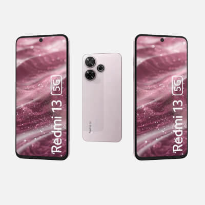 Xiaomi Redmi 13 5G Pink - 3D Model by Rever_Art